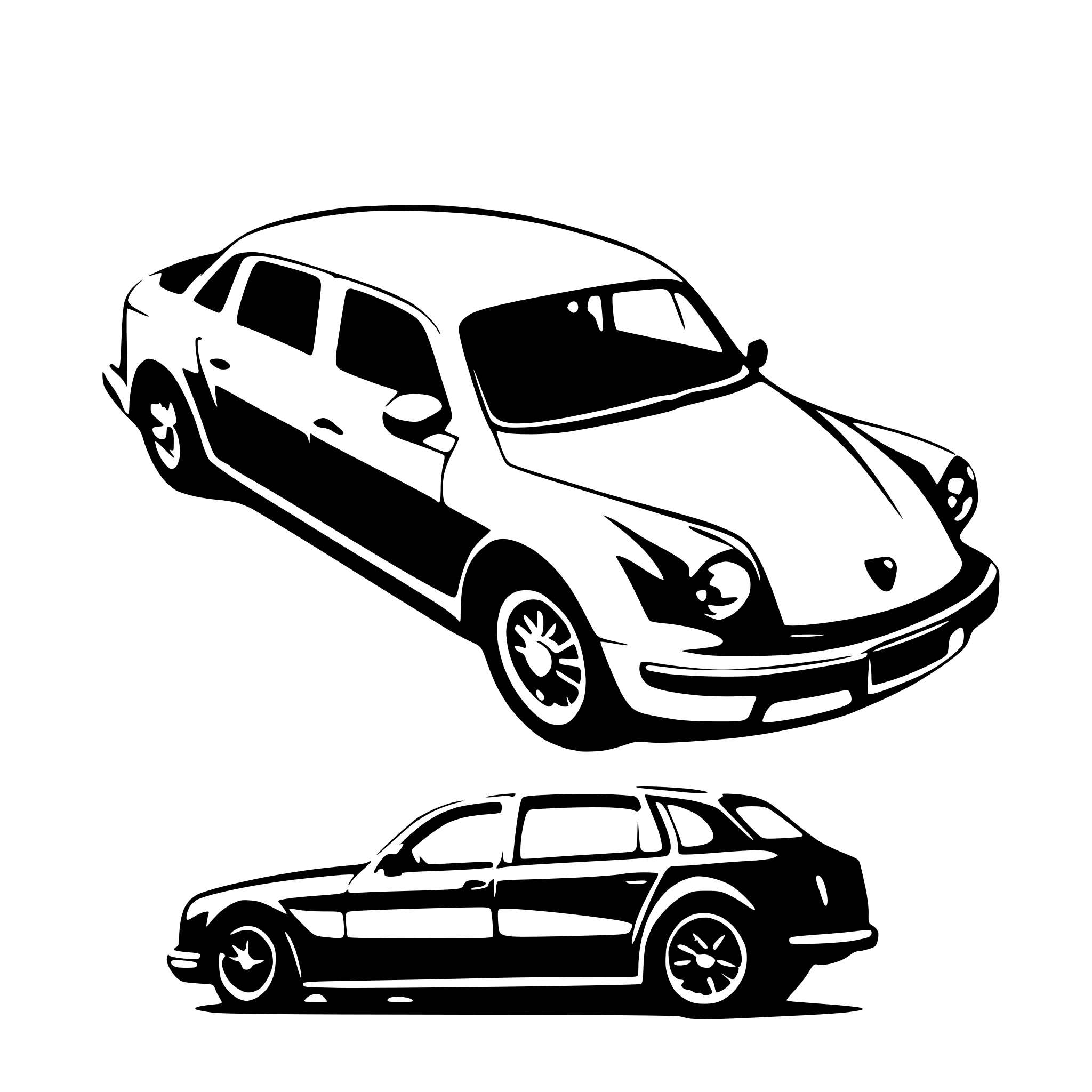 SVG Bundle for 'tatra 87 front view simple drawing' | AI-Generated ...