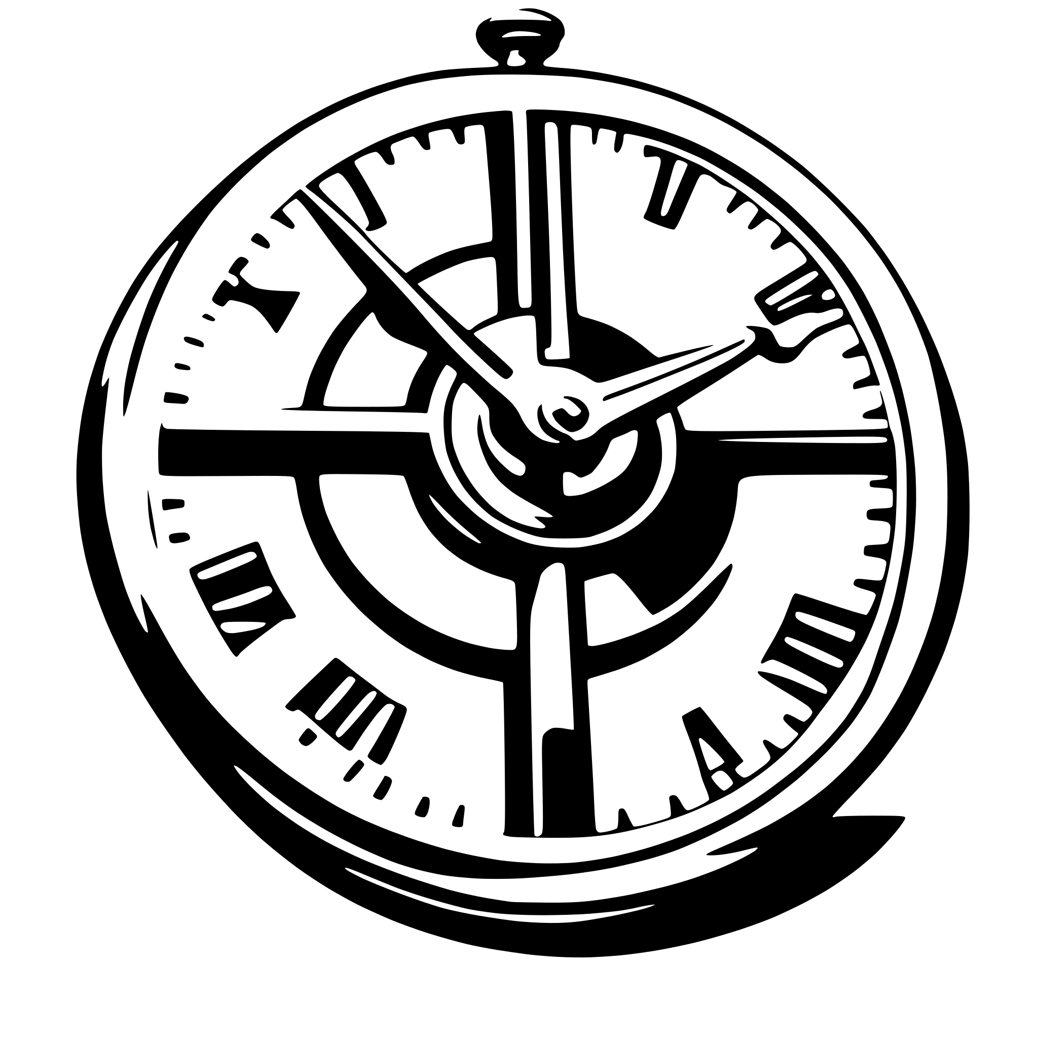 SVG Bundle for 'half clock half crank' | AI-Generated Vector Graphics