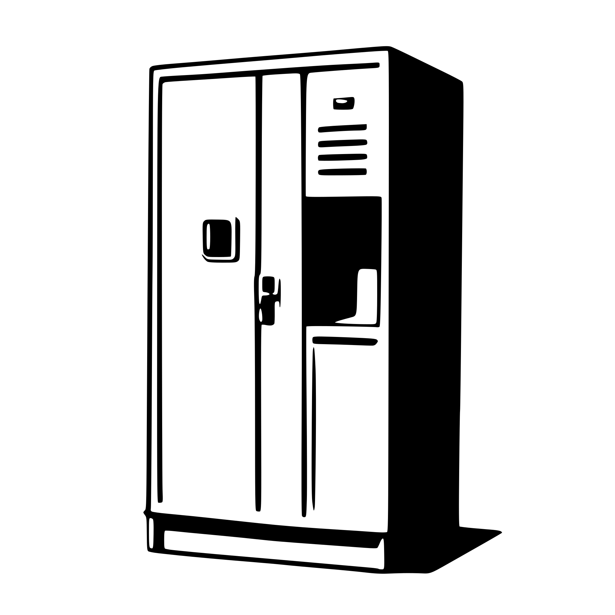 SVG for 'single locker outline line drawing simple' | AI-Generated ...