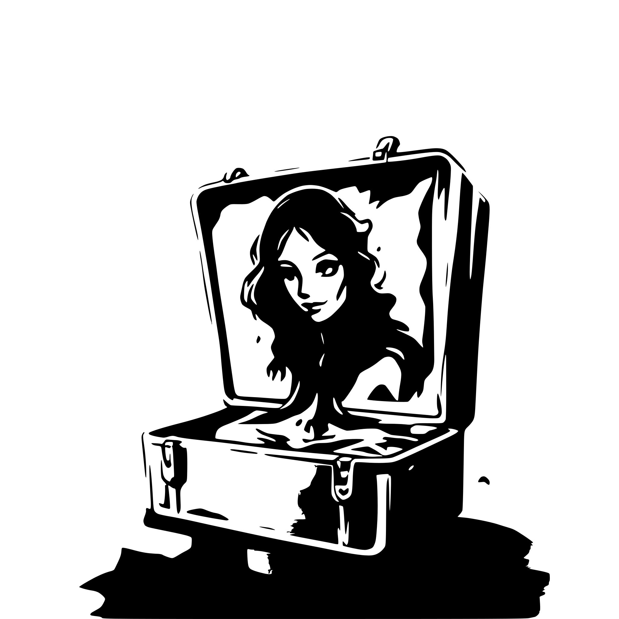 SVG Bundle for 'Vector art of cracked chest portal revealing the Upside ...