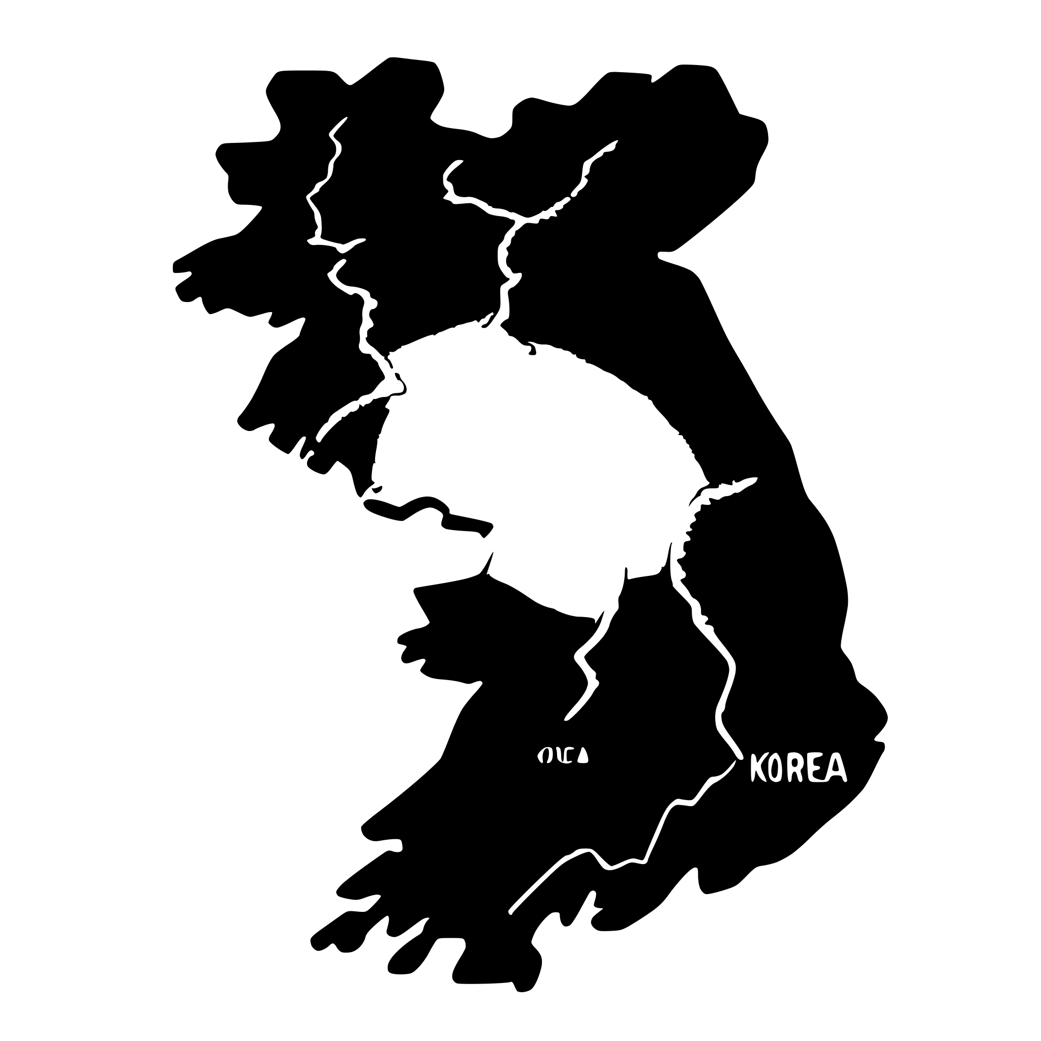 SVG Bundle for 'korea map' | AI-Generated Vector Graphics