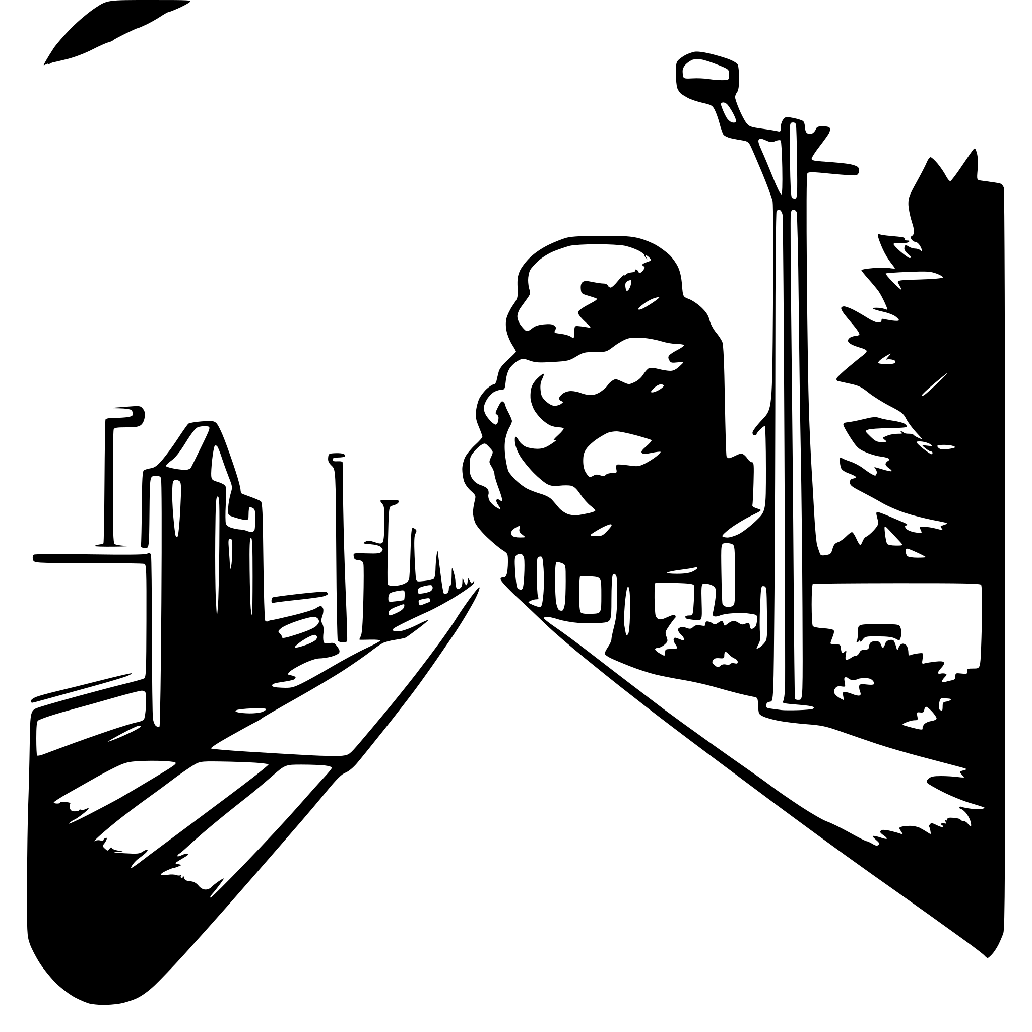 SVG for 'a street from left to right' | AI-Generated Custom Vector Graphic