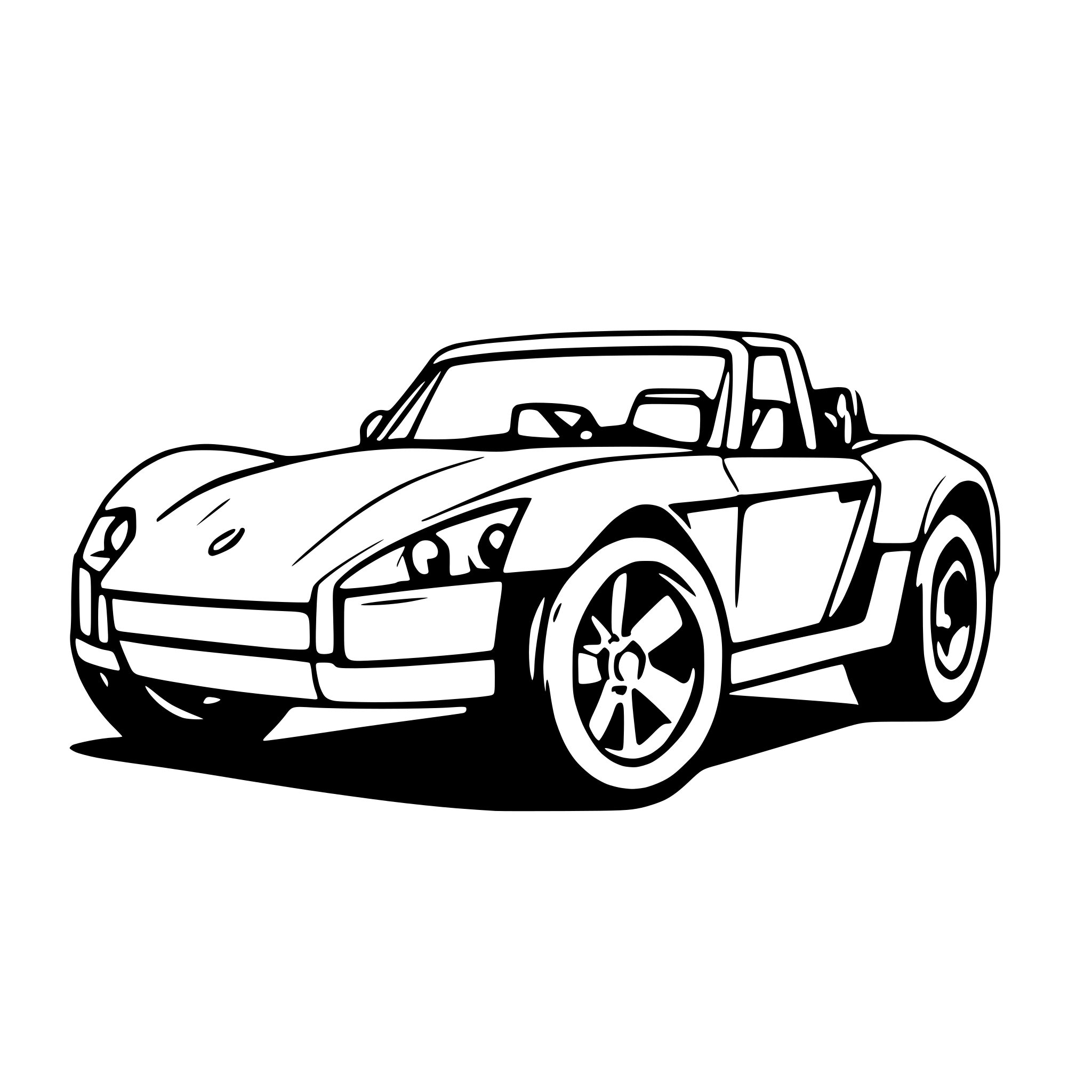 SVG Bundle for '2025 roadster seen from the side in one path' | AI ...