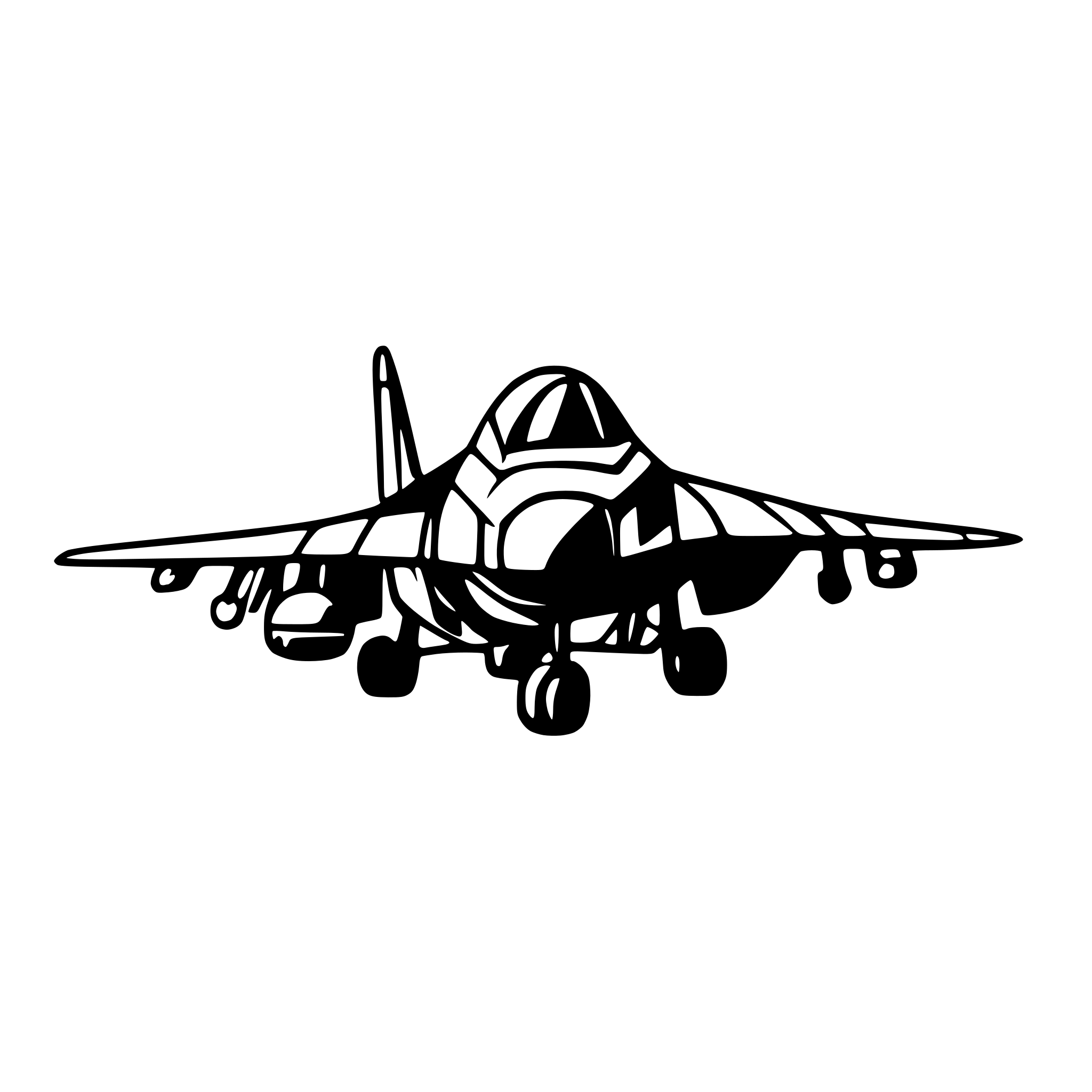 SVG Bundle for 'Military Jet' | AI-Generated Vector Graphics