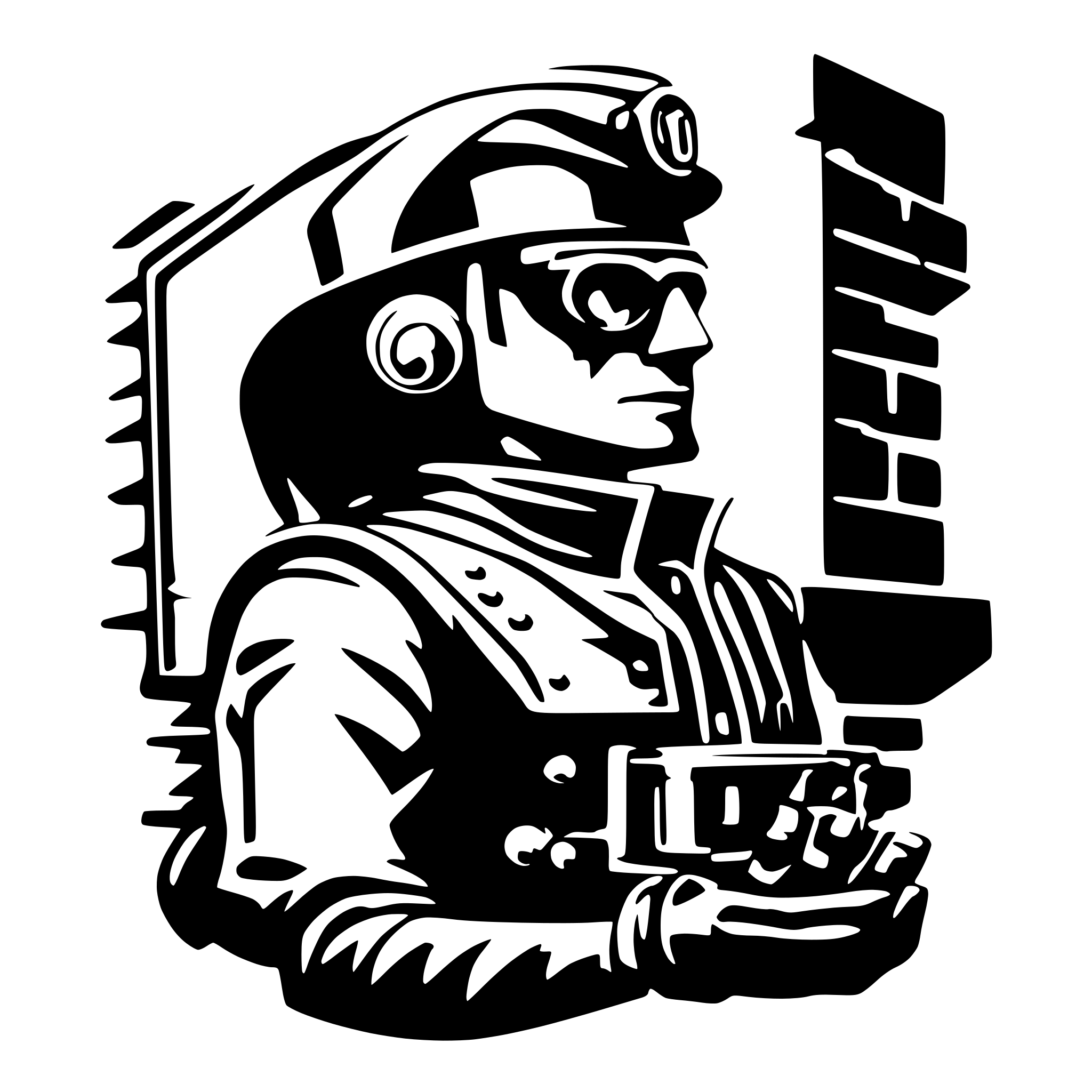 SVG for 'a logo for a Team Fortress 2 DEMO analyzing software that uses ...