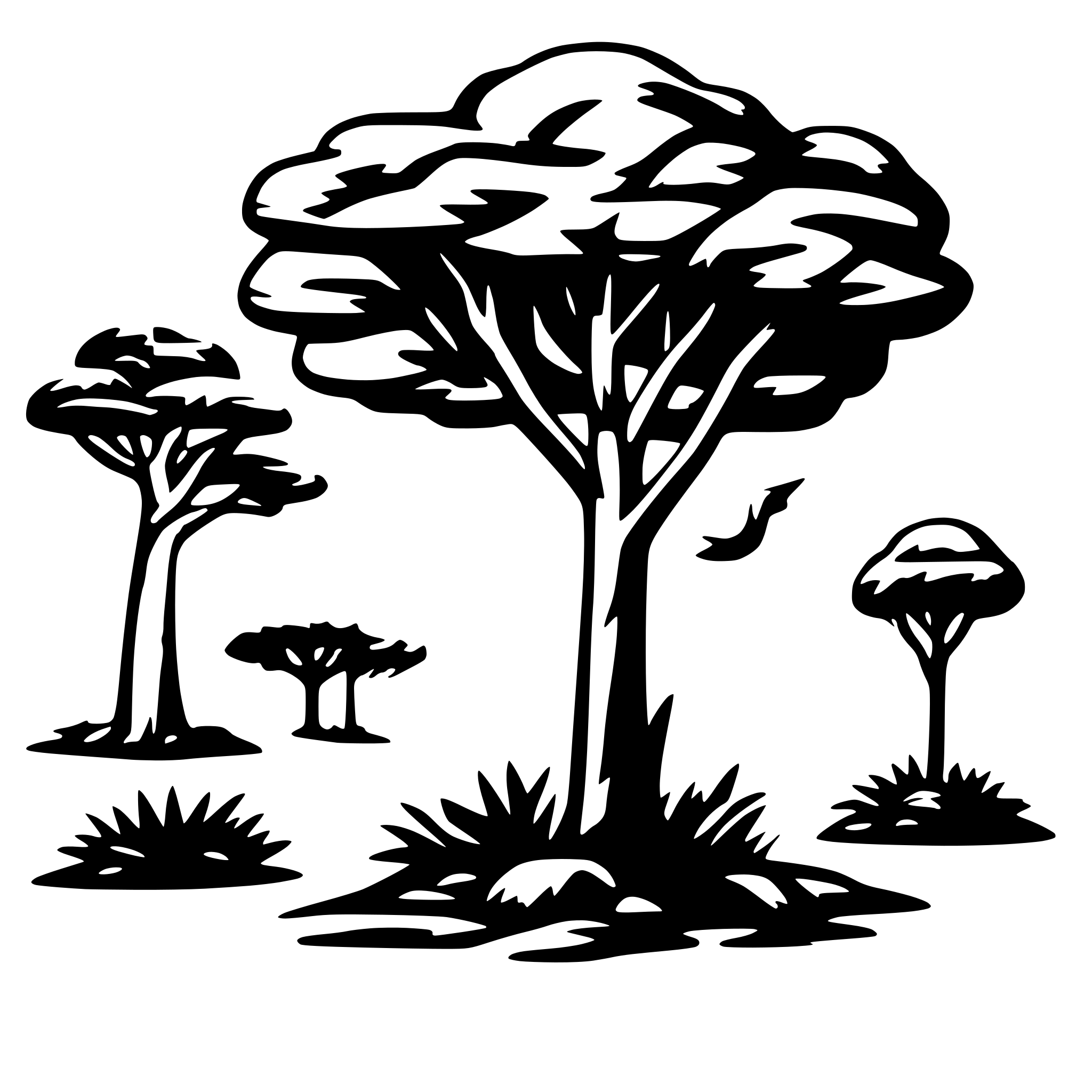 SVG Bundle for 'african trees' | AI-Generated Vector Graphics