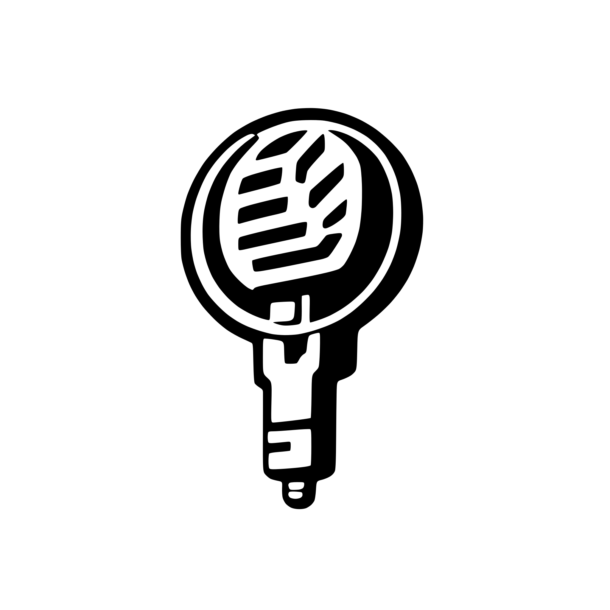 icon SVG for 'Here is the icon featuring a broken microphone and a ...