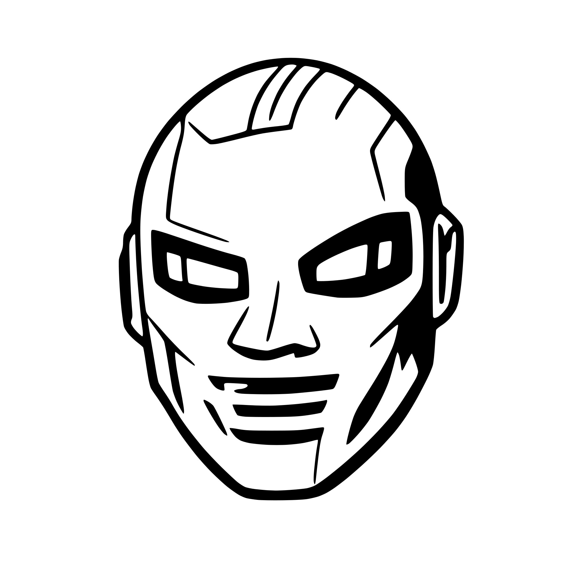 SVG Bundle for 'doom mask simple' | AI-Generated Vector Graphics