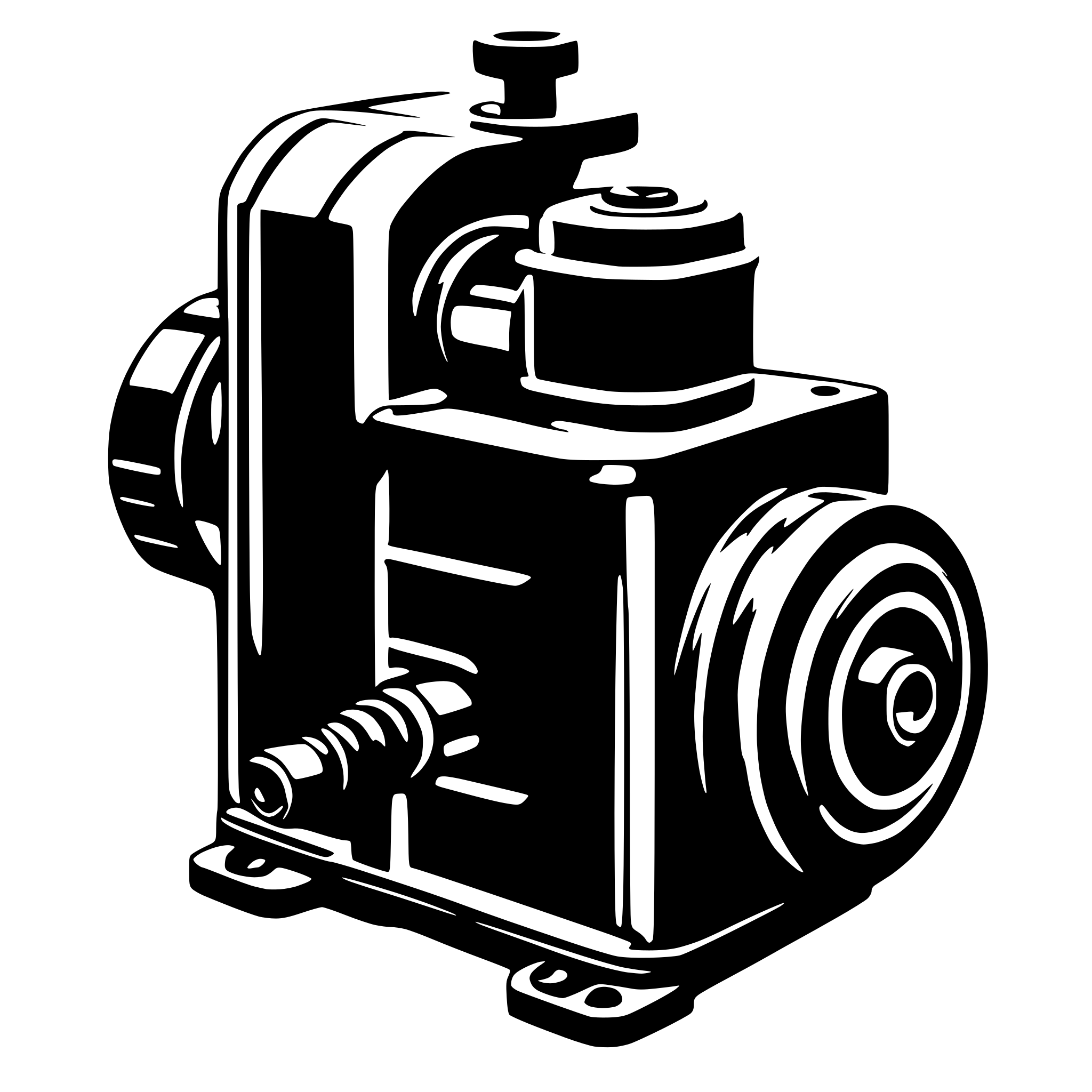 SVG Bundle for '2d Flat Pump Motor' | AI-Generated Vector Graphics