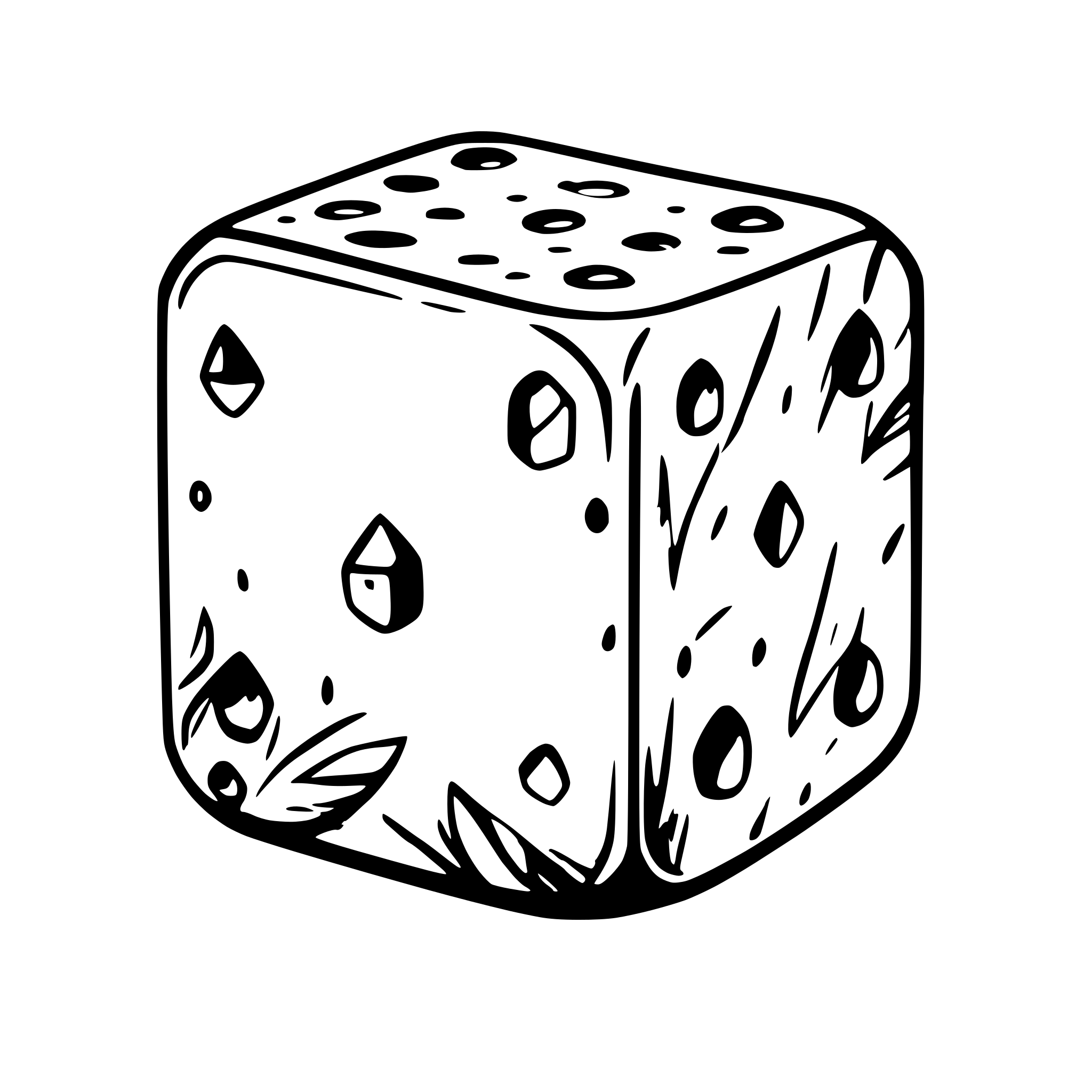 line art SVG for 'yahtzee dice' | AI-Generated Custom Vector Graphic