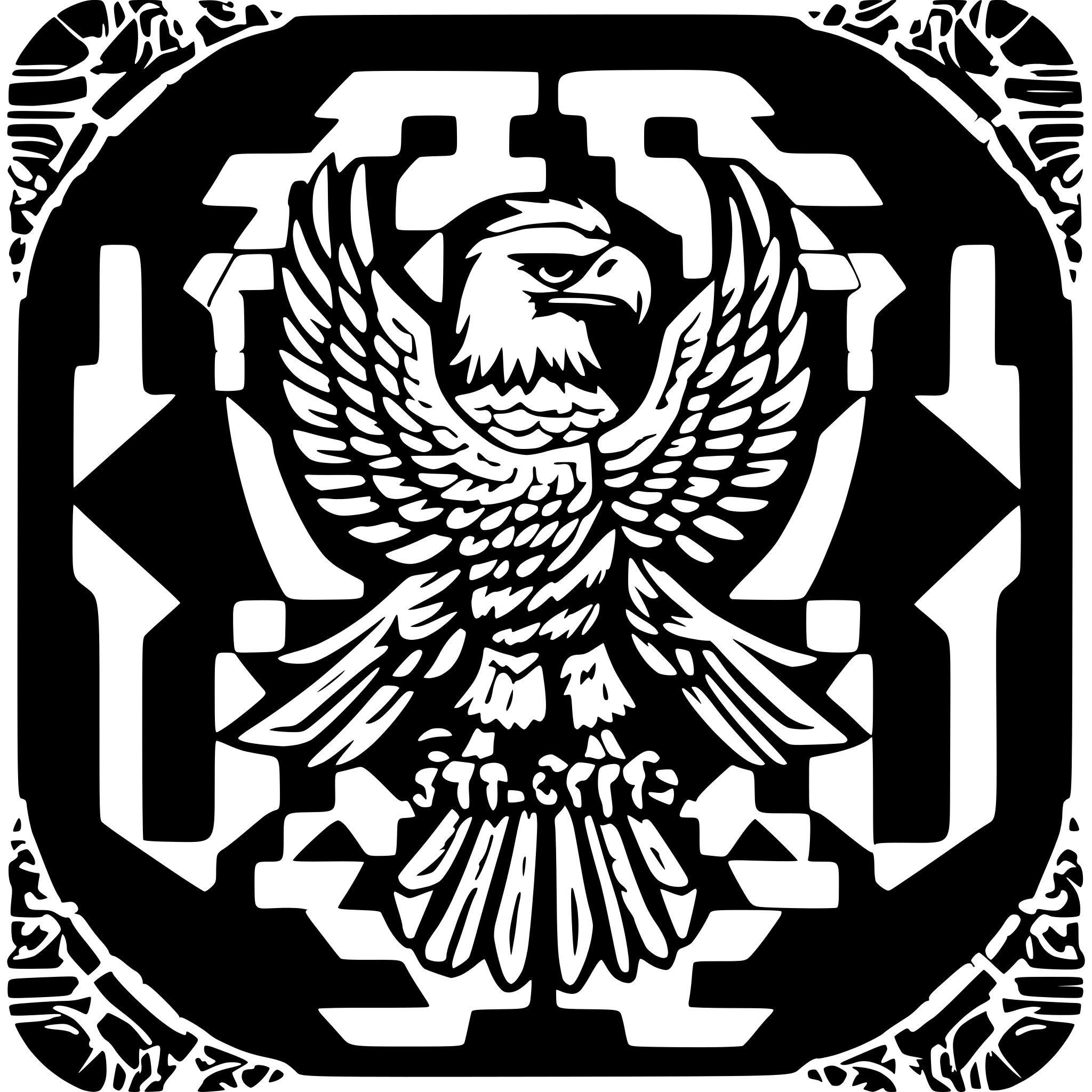 SVG Bundle for 'make a warhammer 40k imperial palace floor mosaic with ...