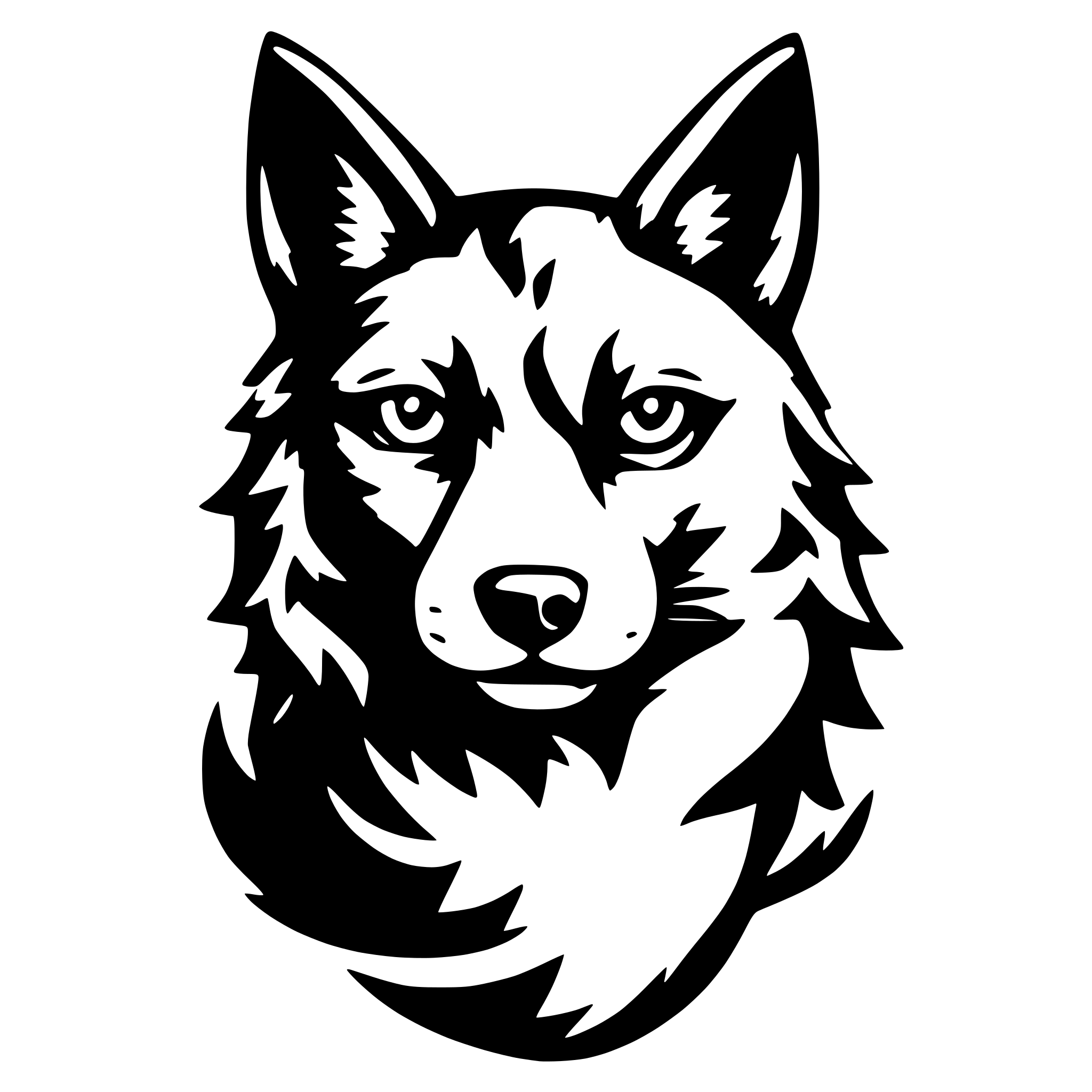 SVG Bundle for 'Thundercat logo with a dog head instead of a cat' | AI ...