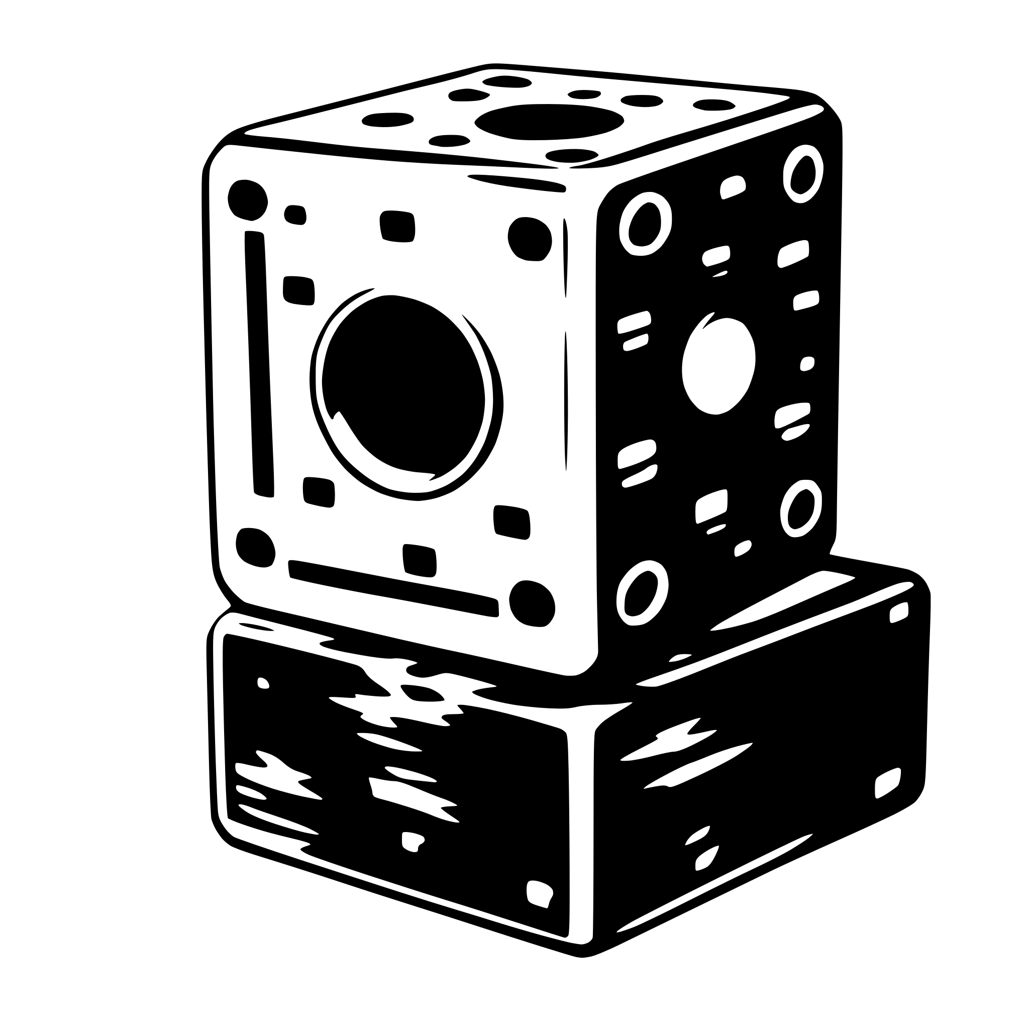 SVG Bundle for 'borg cube with circle design on one side' | AI ...