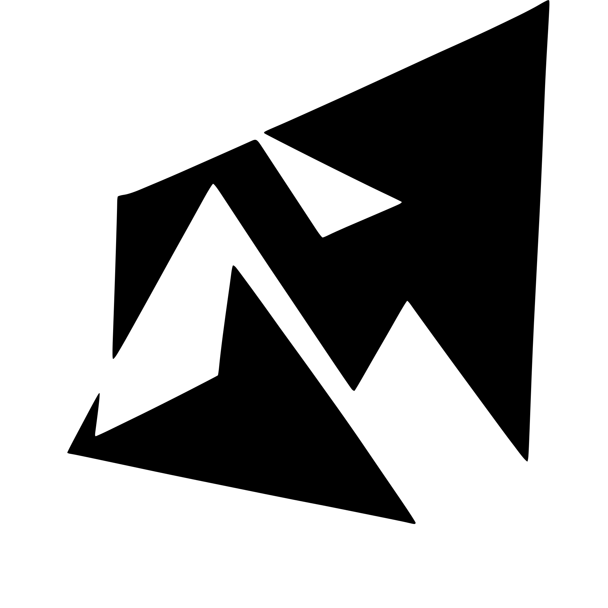 SVG for 'Two overlapping white triangles on a dark background, clean ...