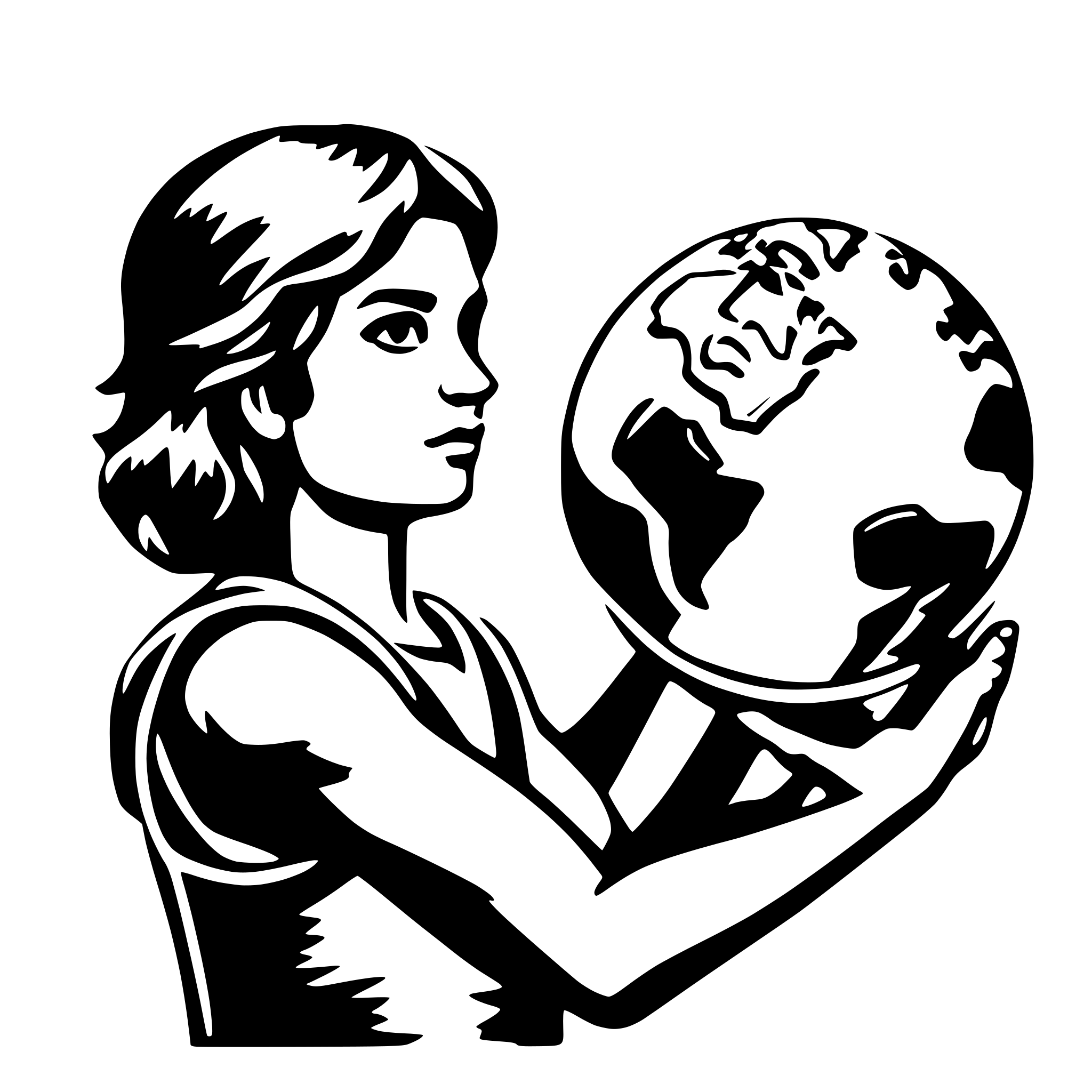 SVG for 'Atlas holding world' | AI-Generated Custom Vector Graphic