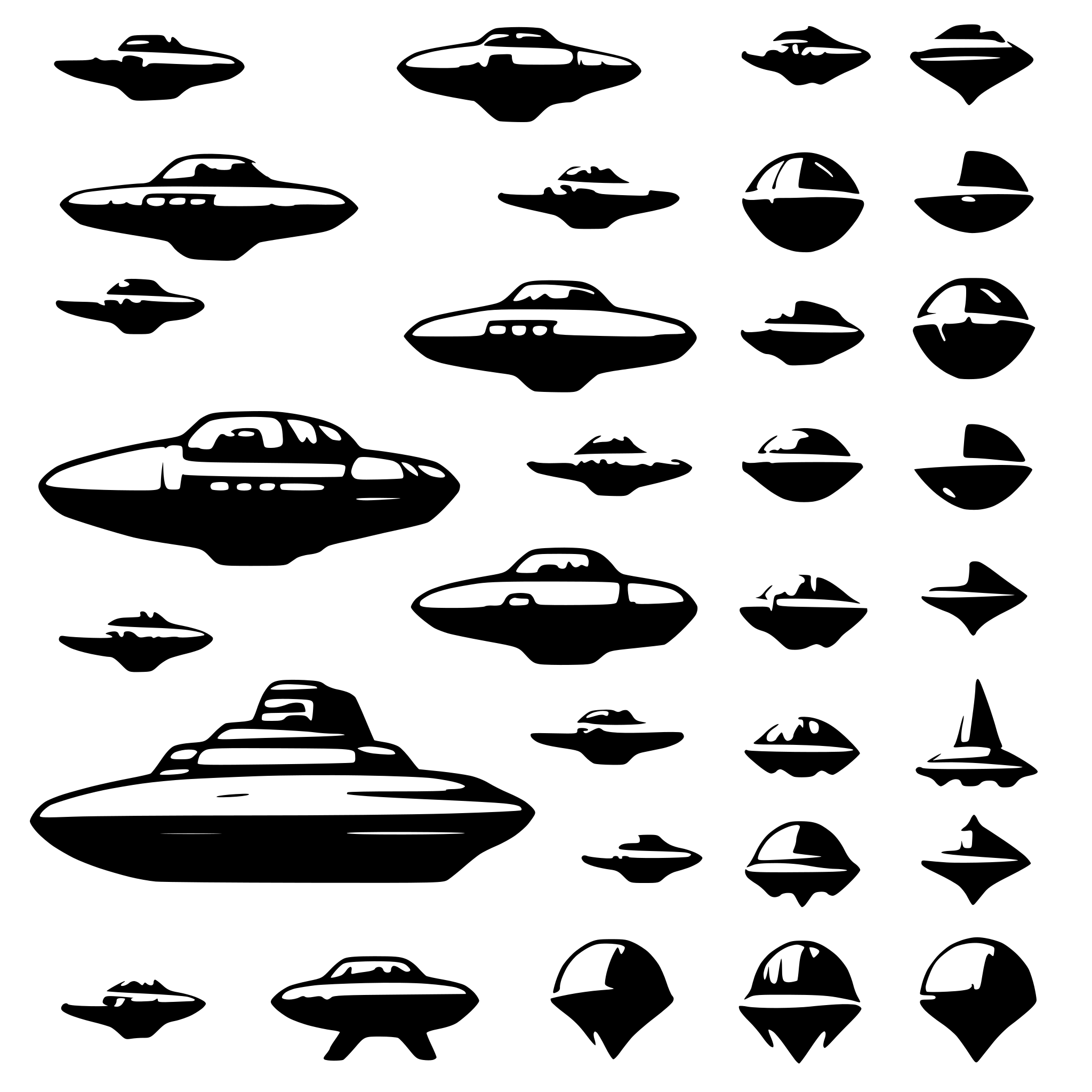 SVG for 'set of space ships sprites animated for game' | AI-Generated ...