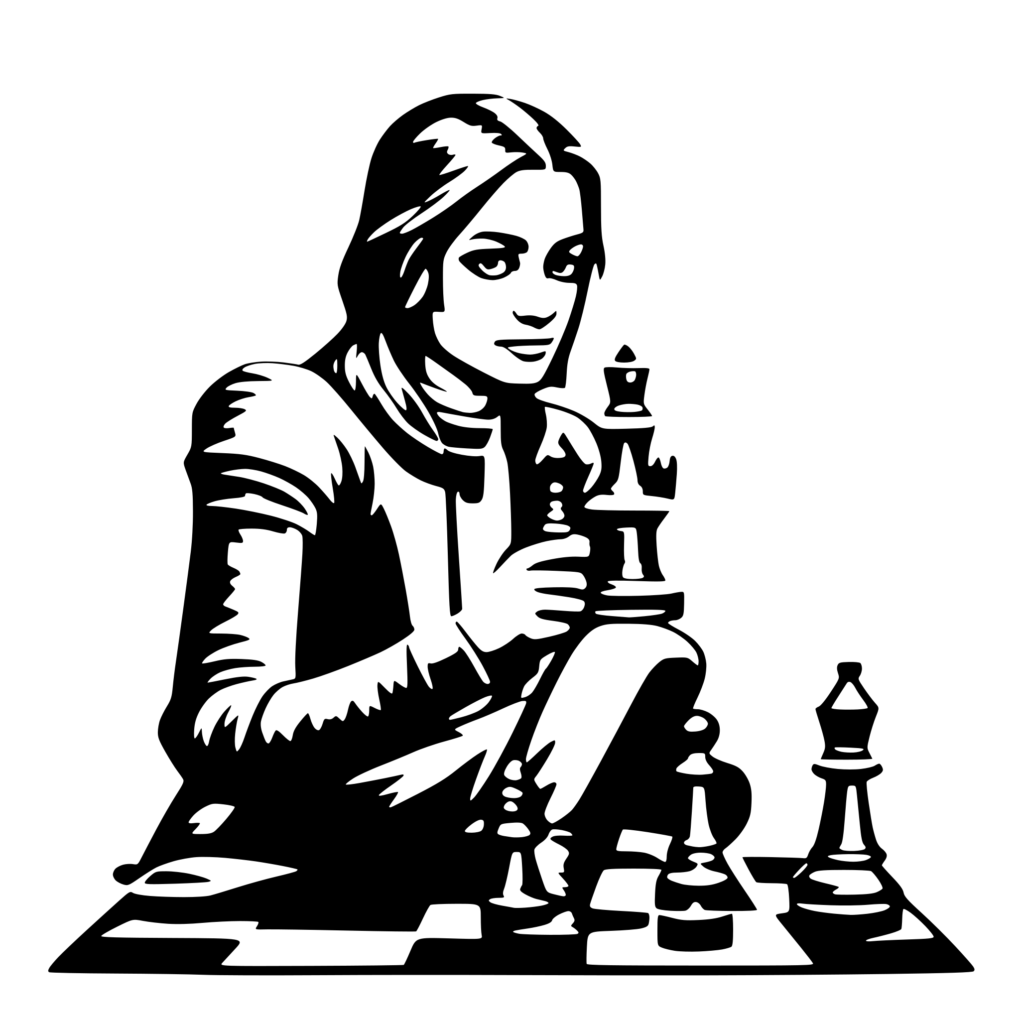 SVG Bundle for 'chess player' | AI-Generated Vector Graphics