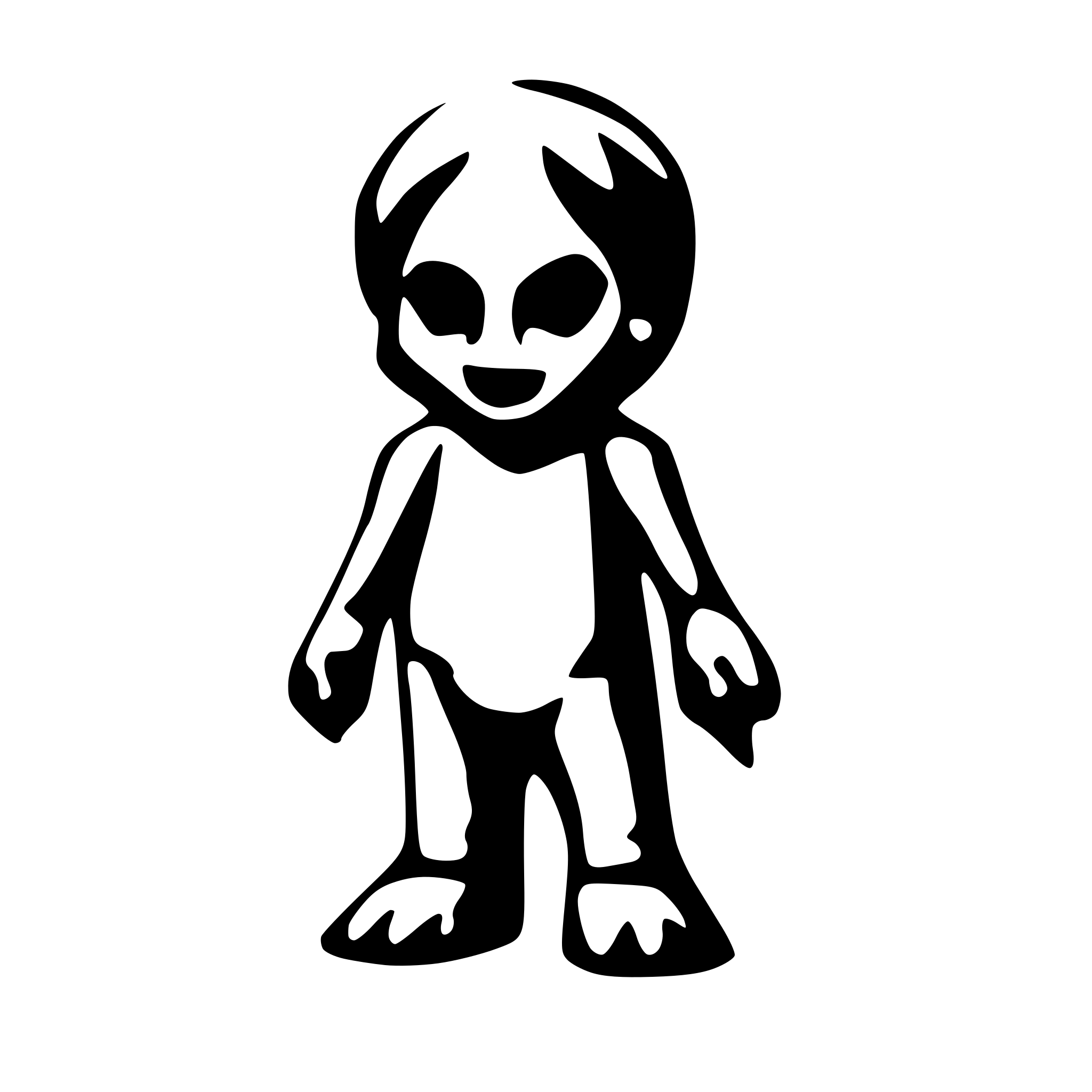 SVG Bundle for 'Small demon showing full body' | AI-Generated Vector ...