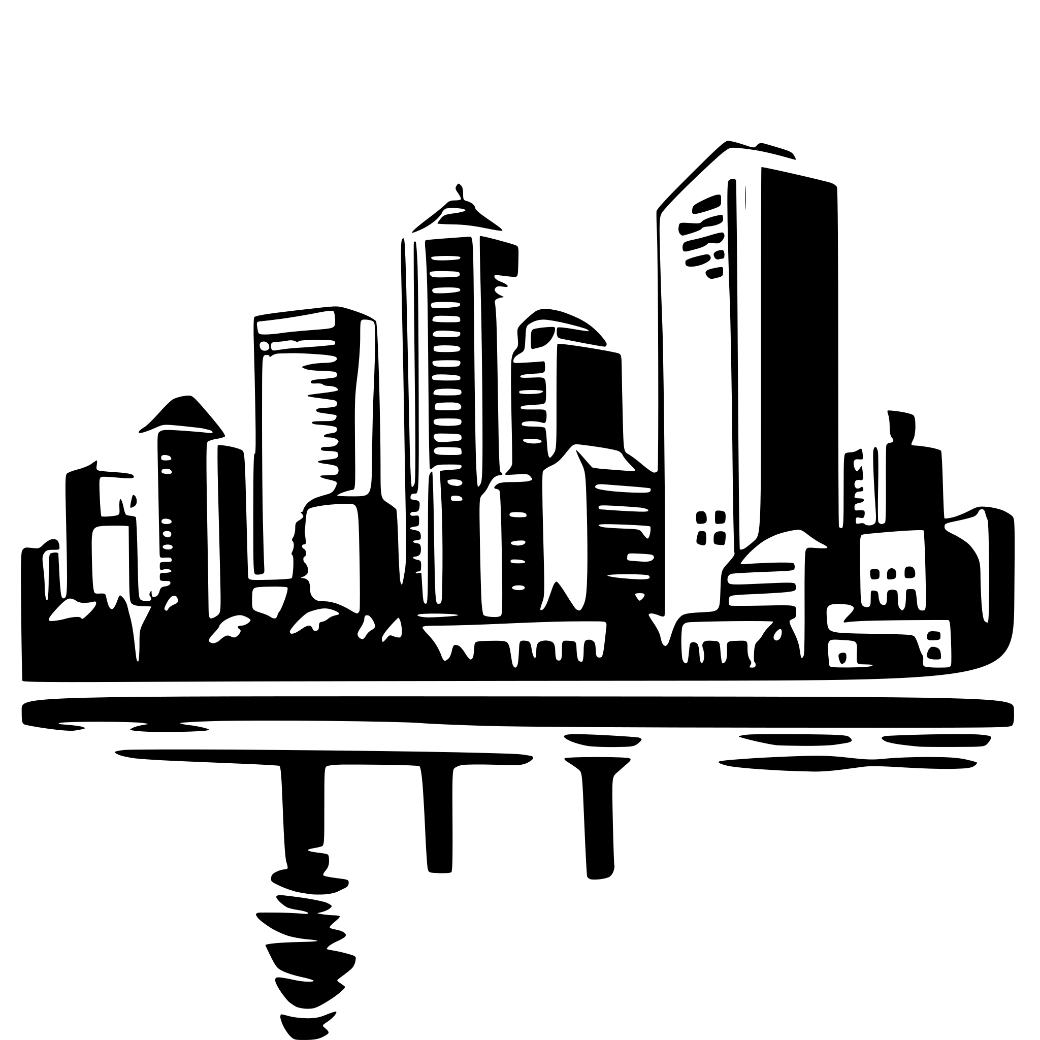 SVG Bundle for 'Vancouver skyline' | AI-Generated Vector Graphics