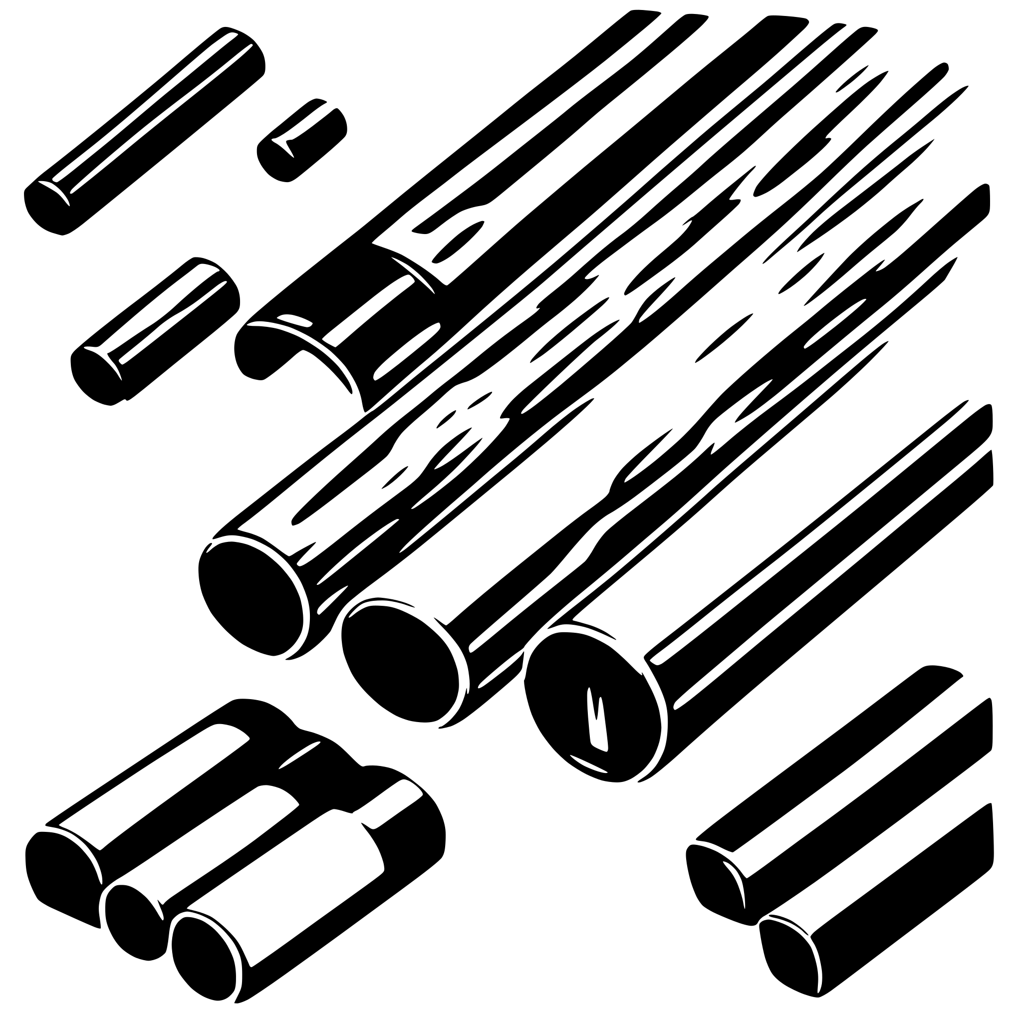 SVG Bundle for 'pure electronics diagrams symbols style of heat shrink ...