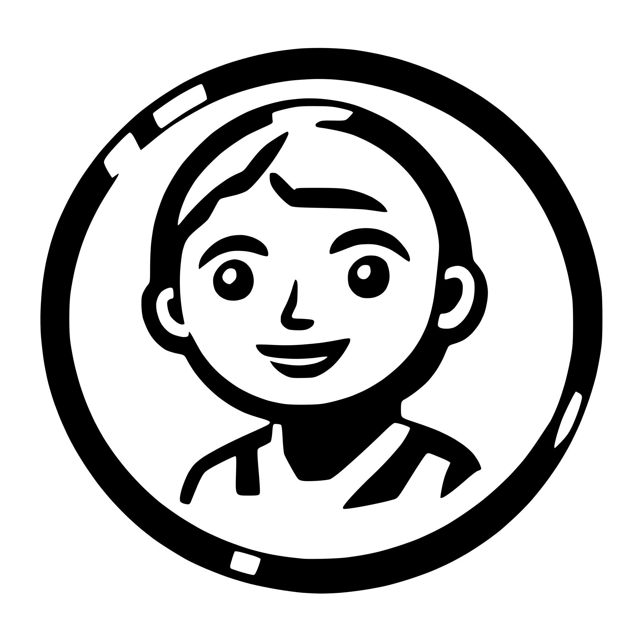 SVG Bundle for 'lazy face rounded logo' | AI-Generated Vector Graphics