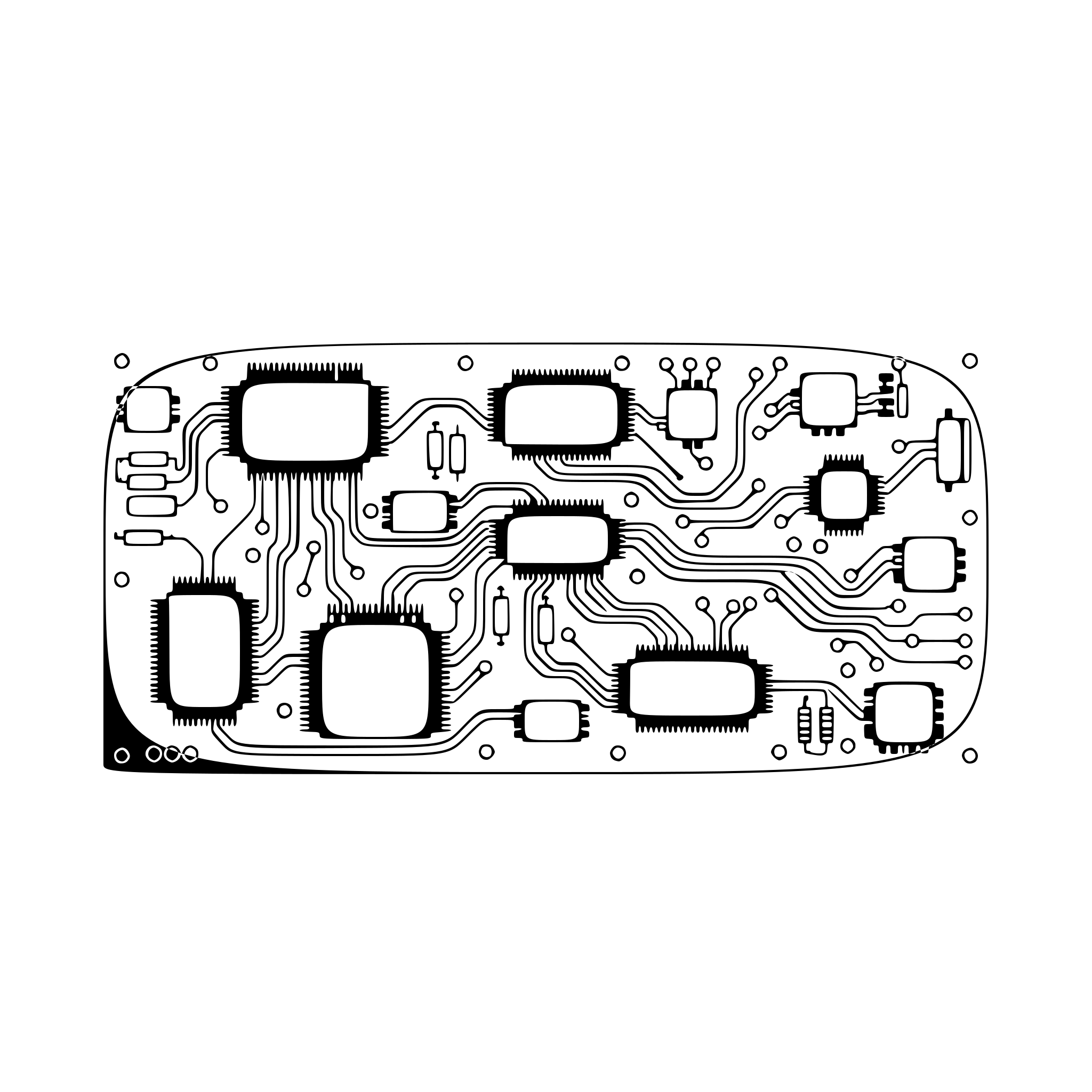 SVG Bundle for 'complex circuit board' | AI-Generated Vector Graphics