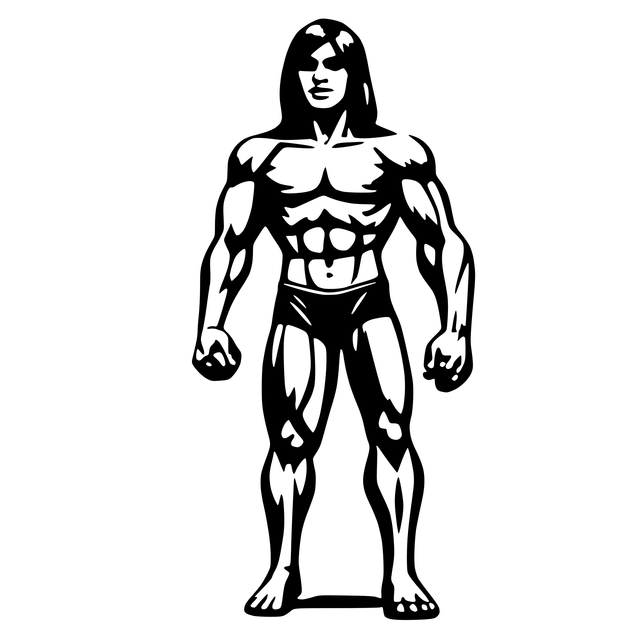 SVG Bundle for 'body muscles scheme' | AI-Generated Vector Graphics