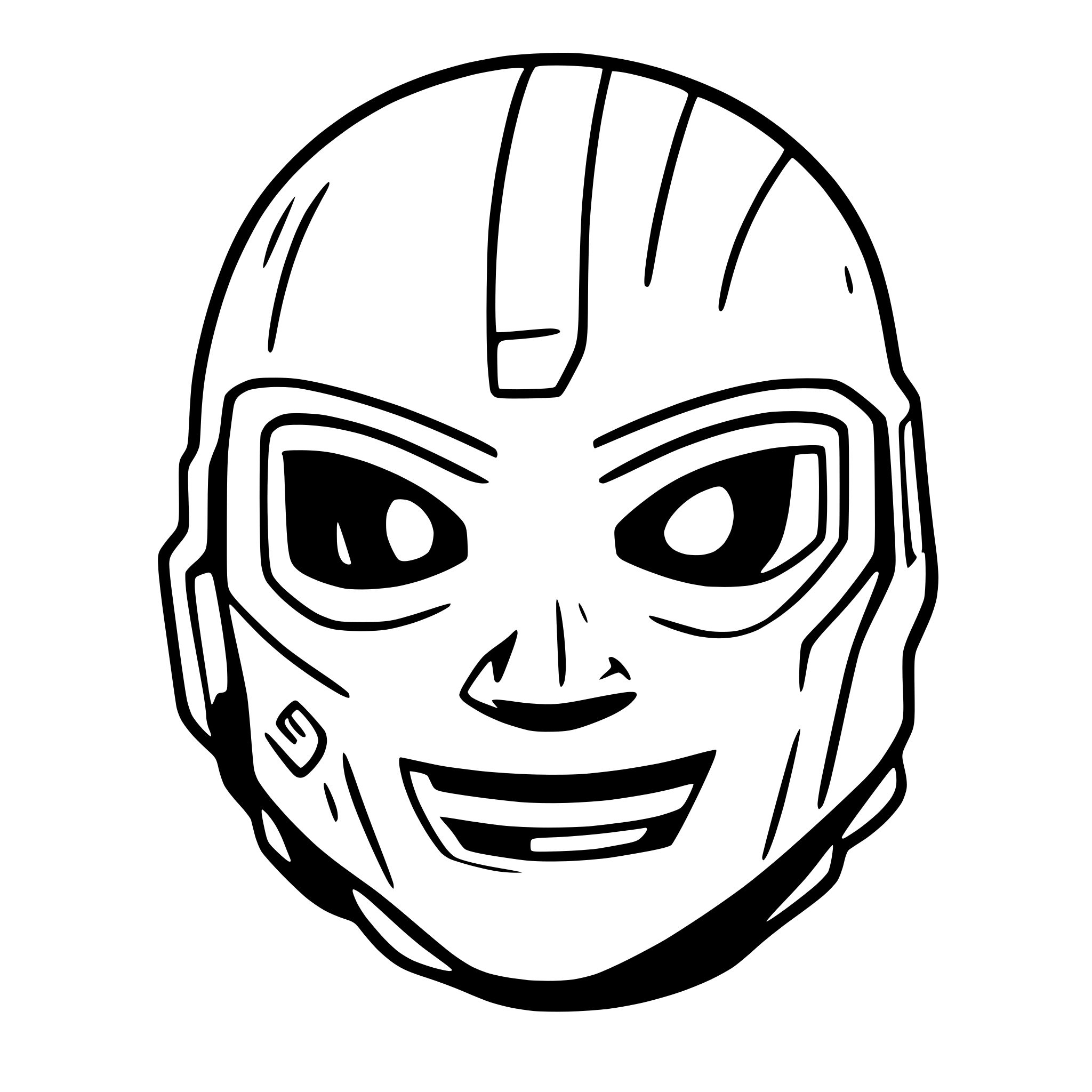 SVG Bundle for 'doom mask simple' | AI-Generated Vector Graphics