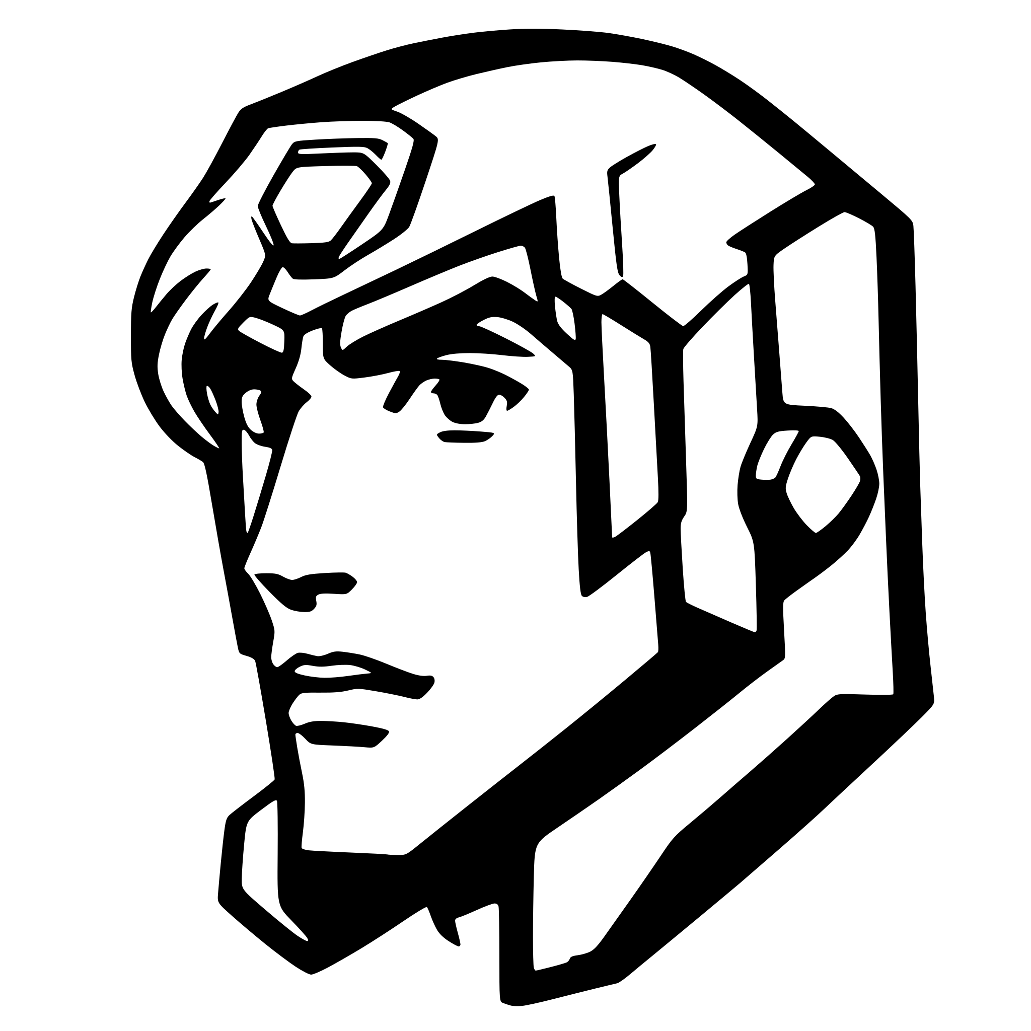 SVG Bundle for 'voltron face outline' | AI-Generated Vector Graphics
