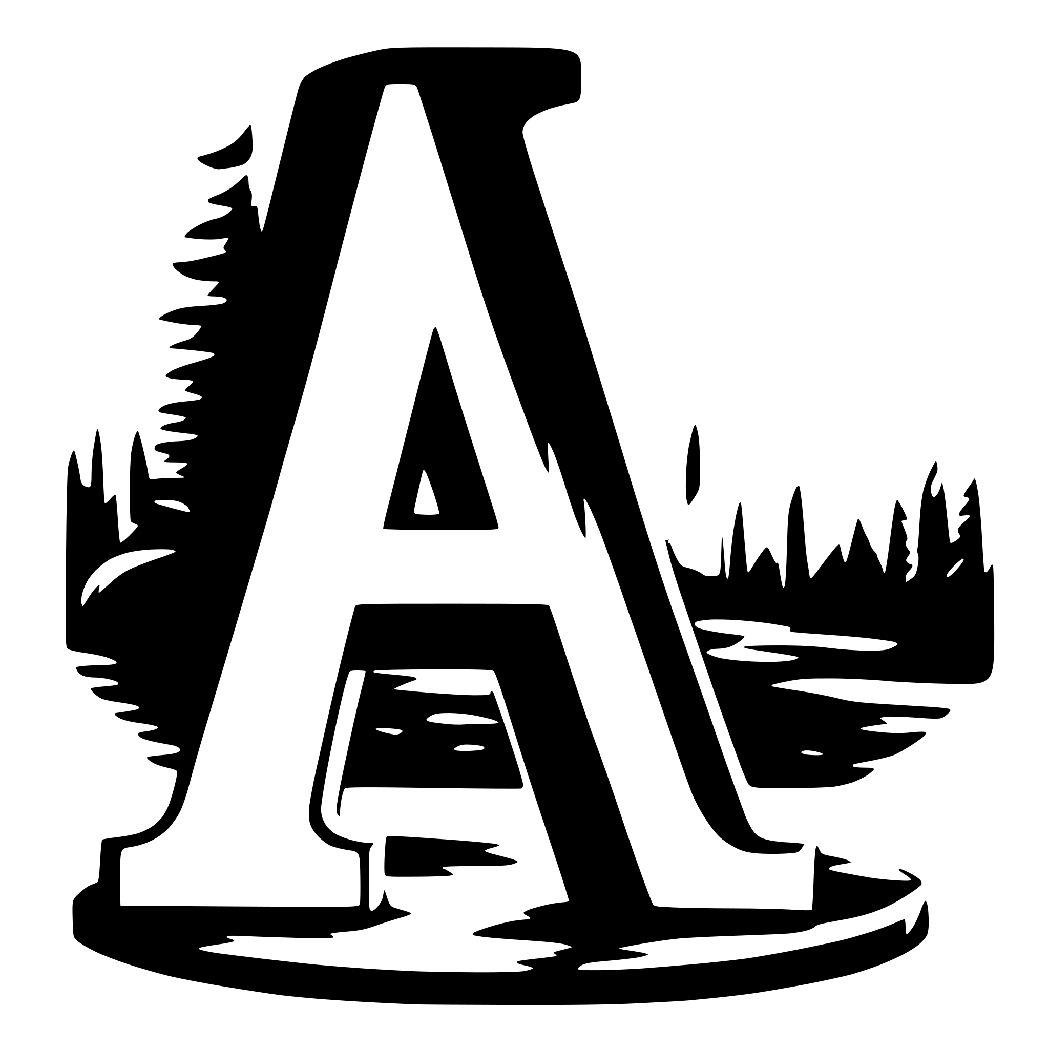 SVG Bundle for 'The letter A in a font' | AI-Generated Vector Graphics