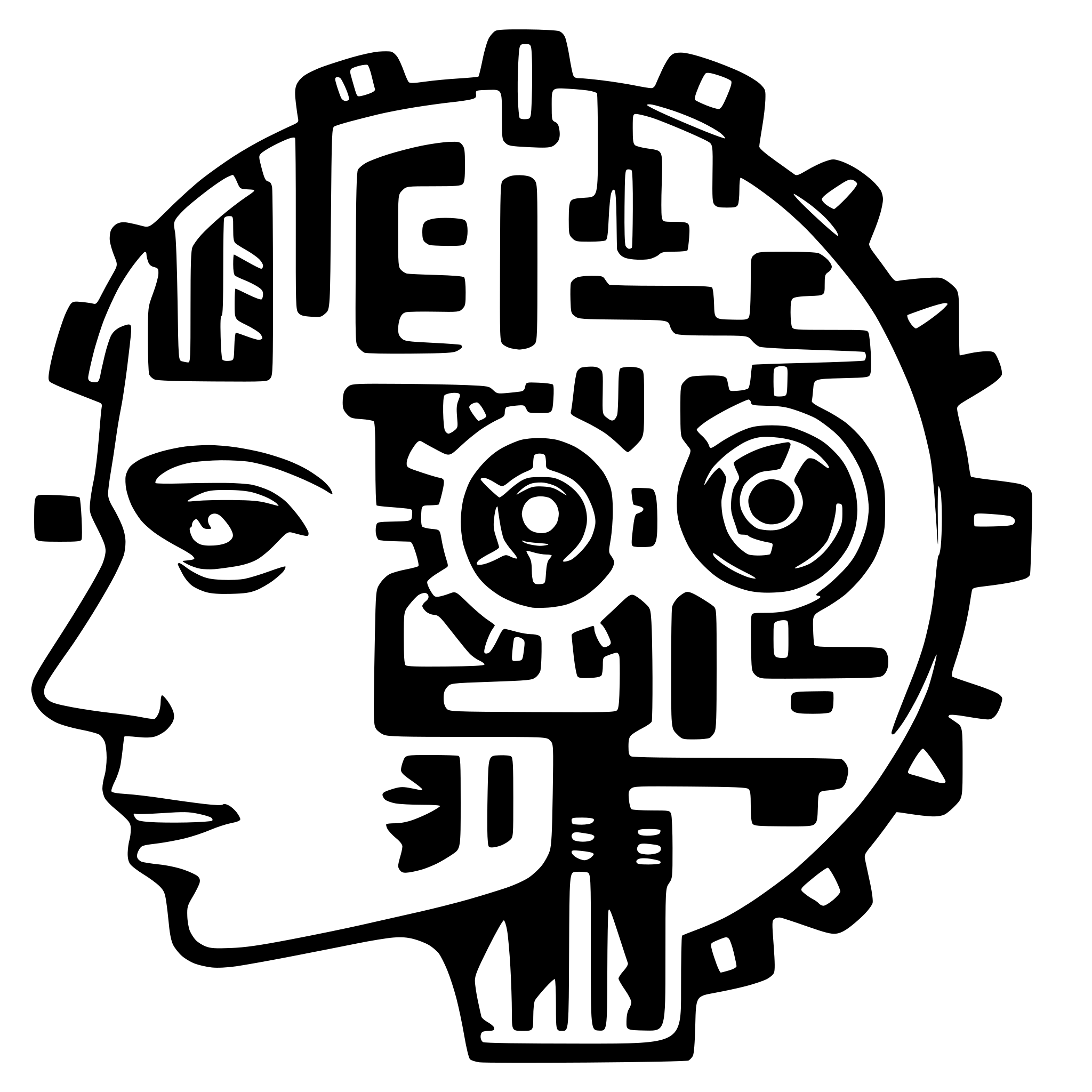 SVG Bundle for 'ai, bot, gear, brain' | AI-Generated Vector Graphics