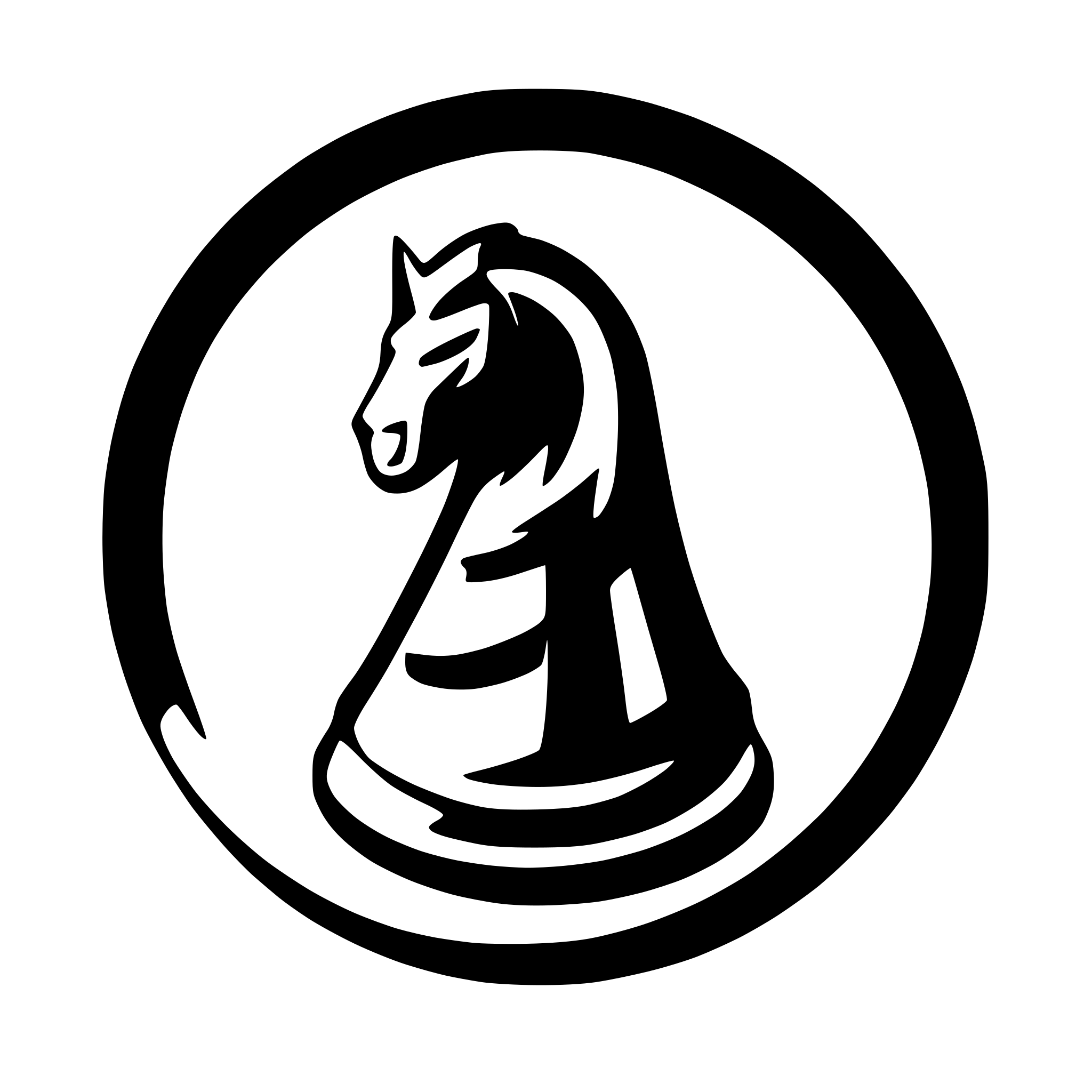 logo SVG for 'chess knight logo in circle' | AI-Generated Custom Vector ...
