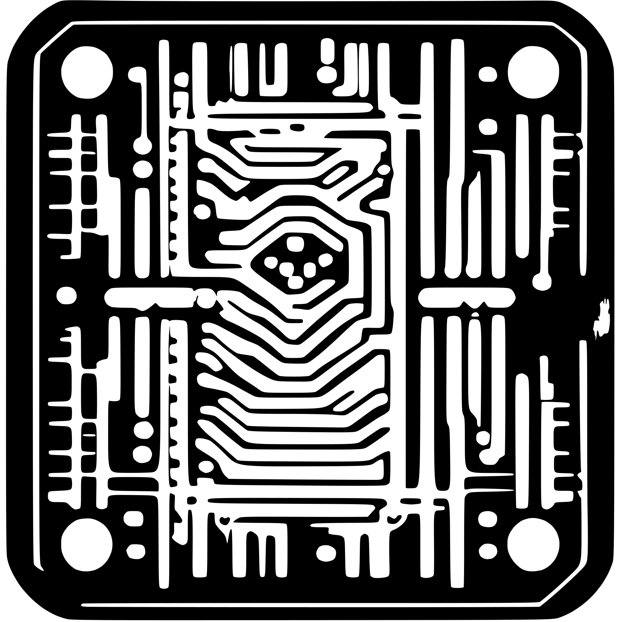 SVG for 'pcb schematic, only lines with angles 45 and 90' | AI ...