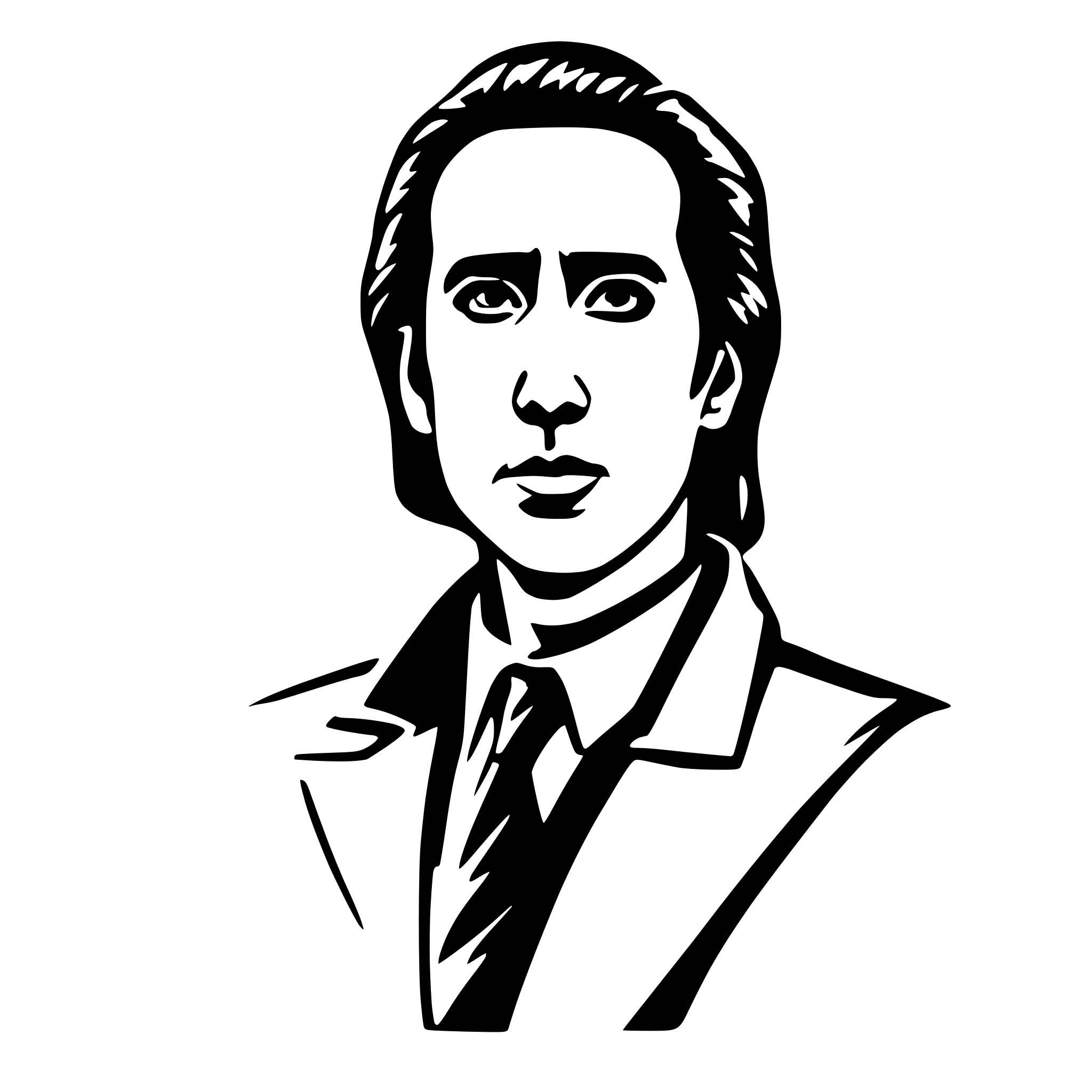 SVG Bundle for 'nicolas cage' | AI-Generated Vector Graphics