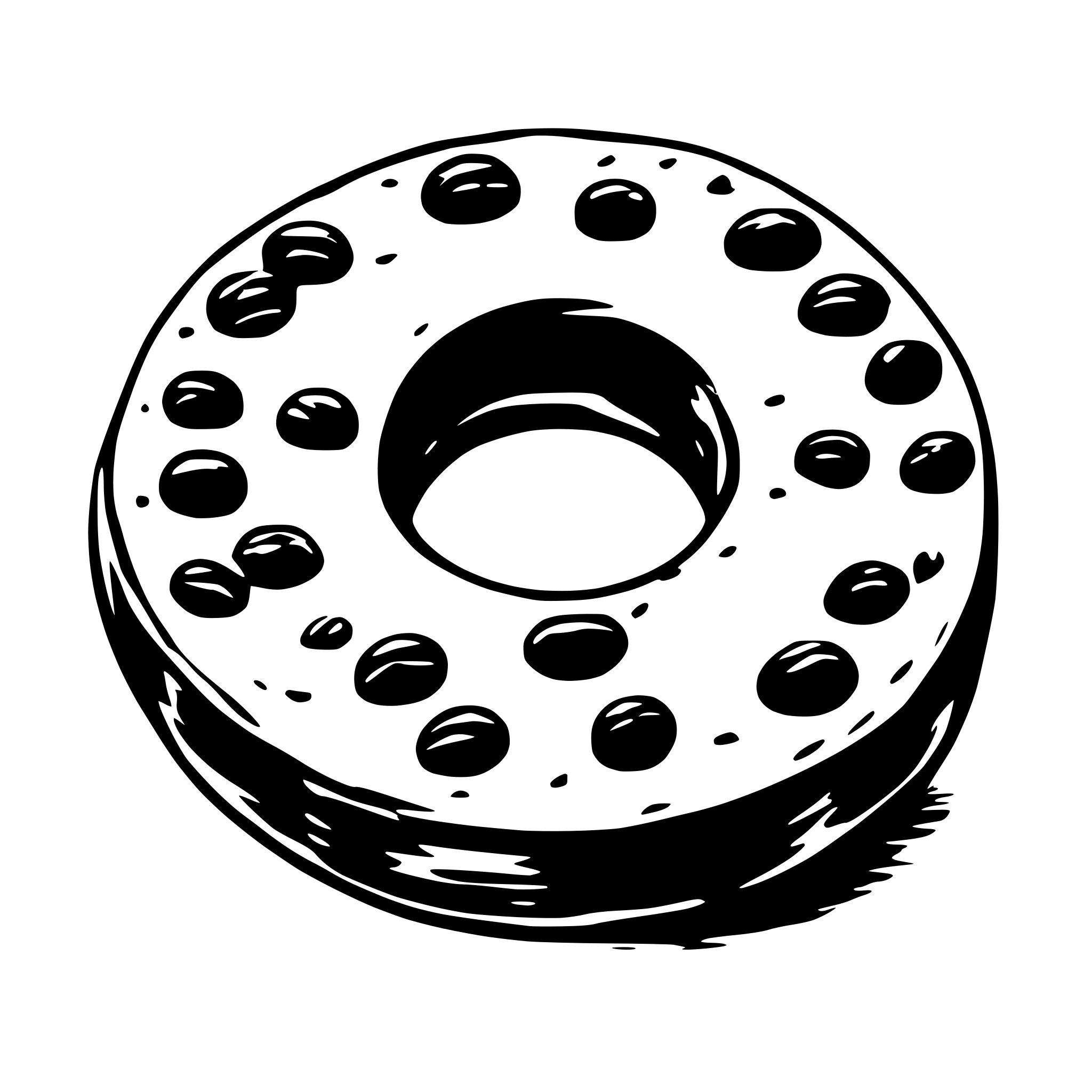 SVG for 'Describe the donut chart shown in the image. The chart is ...