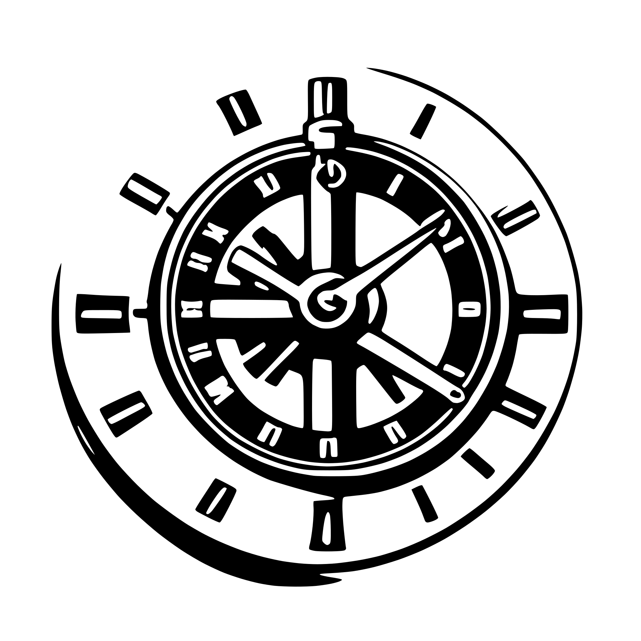 SVG Bundle for 'half clock half crank' | AI-Generated Vector Graphics