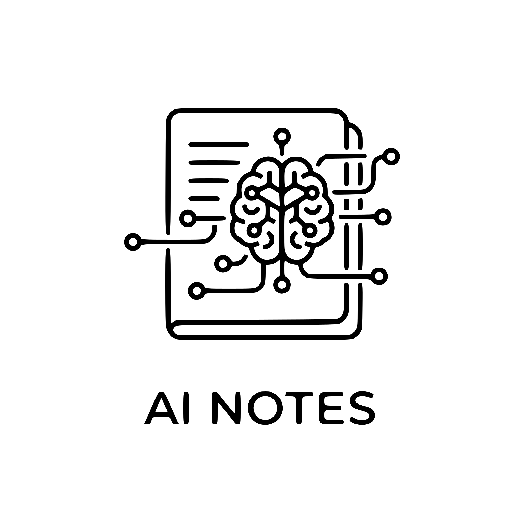 SVG Bundle for 'AI powered note taking application' | AI-Generated ...