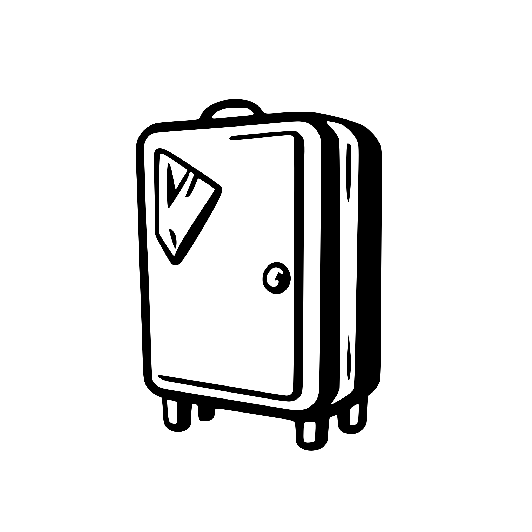 icon SVG for 'single locker outline line drawing logo' | AI-Generated ...