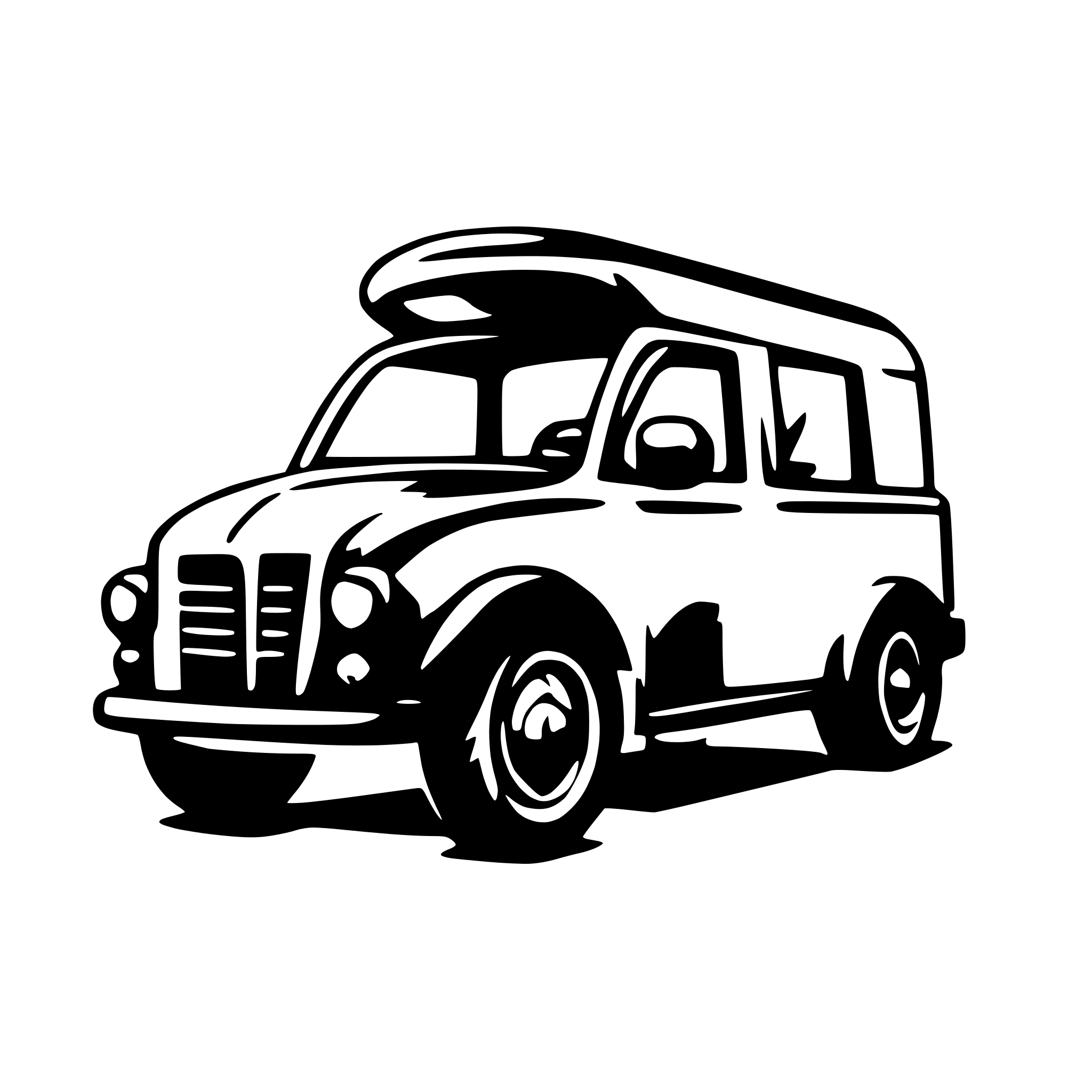 SVG Bundle for 'simple outline vehicle' | AI-Generated Vector Graphics