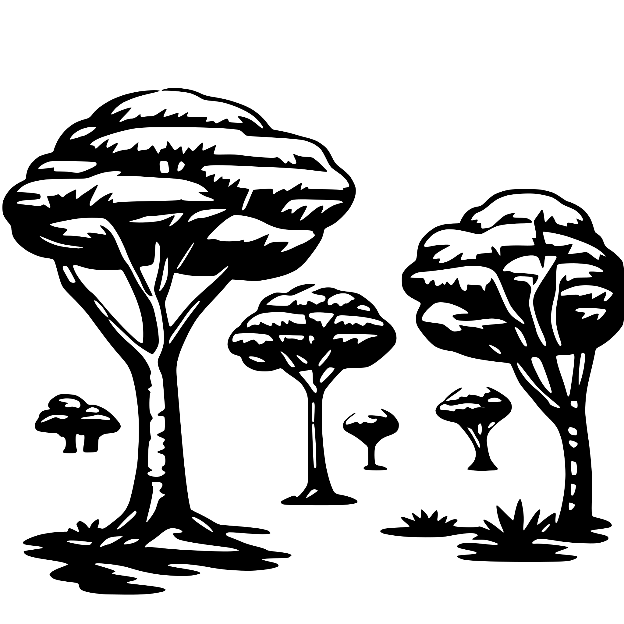 SVG Bundle for 'african trees' | AI-Generated Vector Graphics