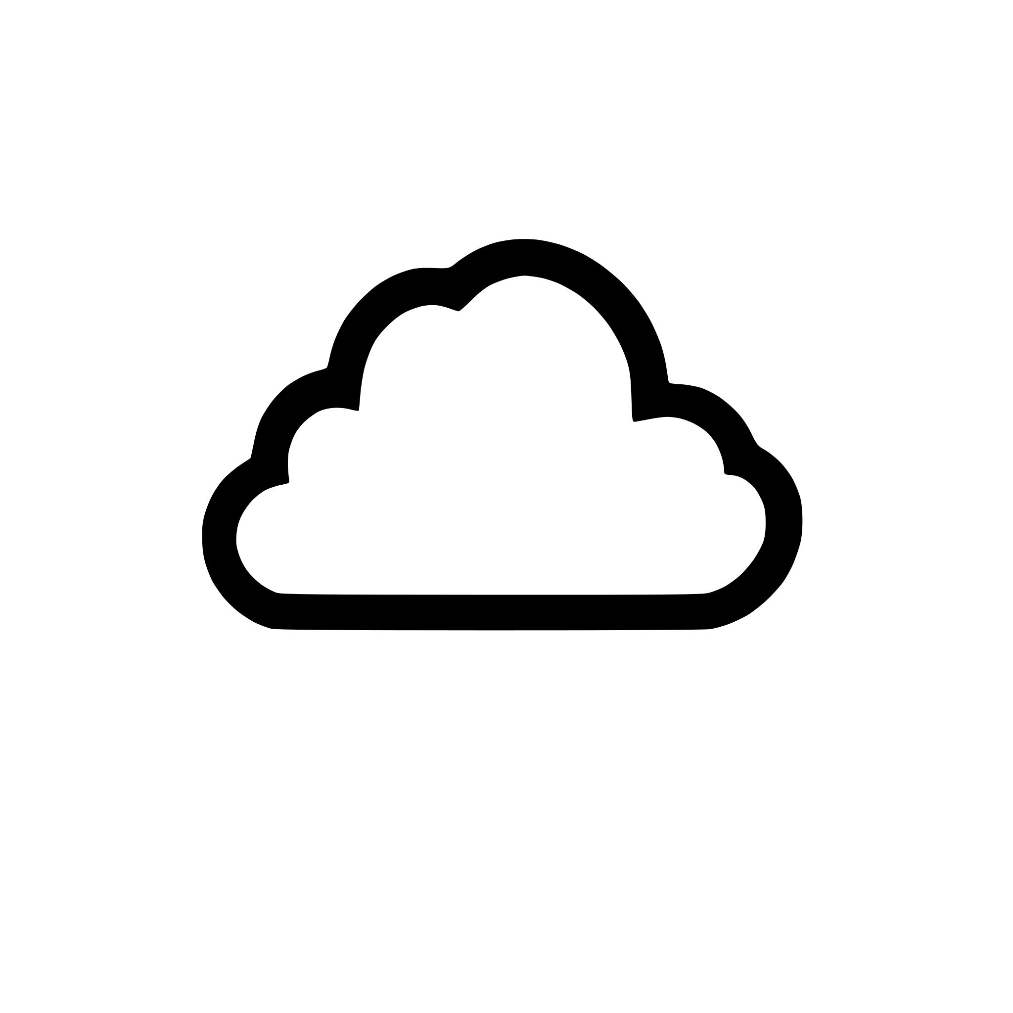 icon SVG for 'generate a svg graphic represents a cloud and it look ...